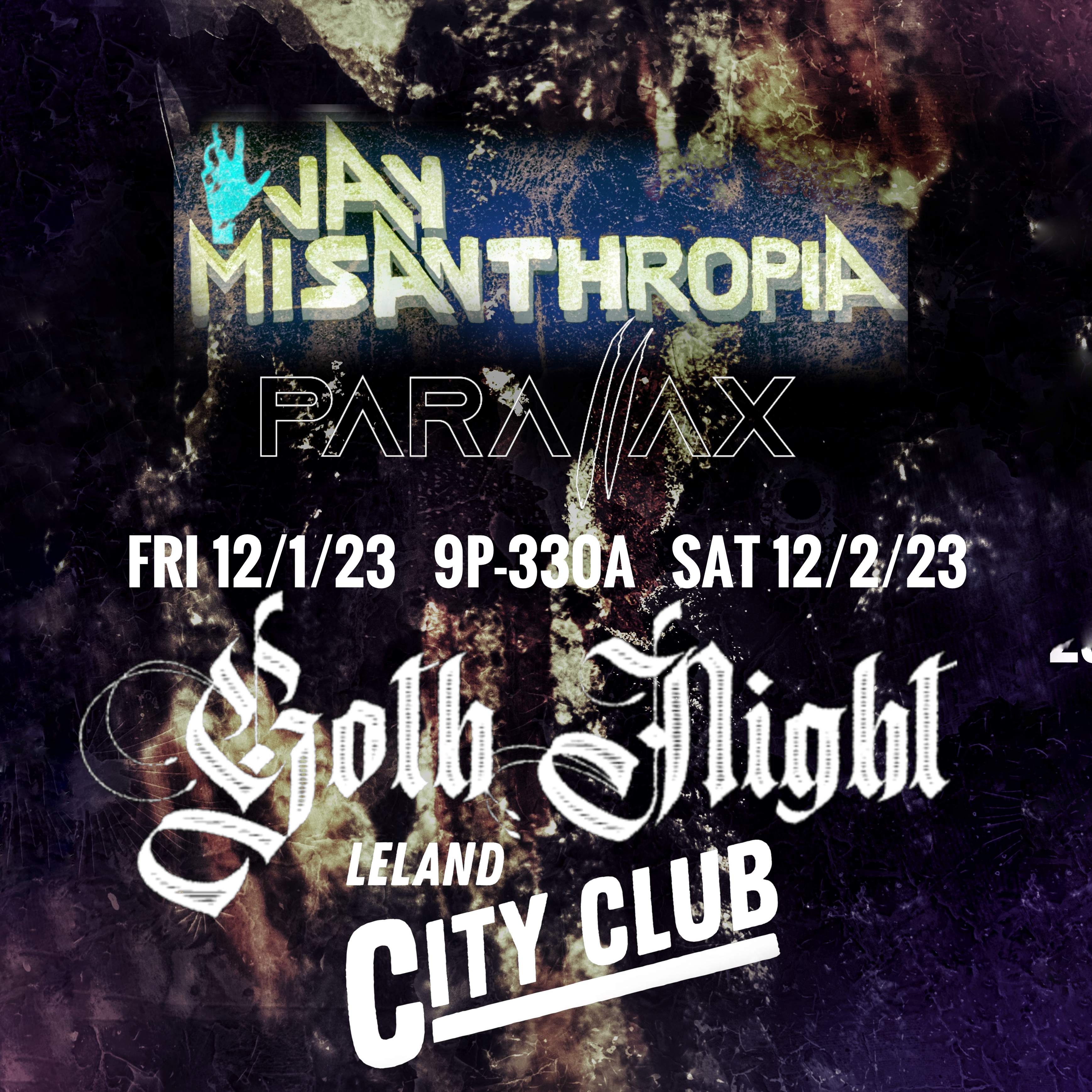 GOTH NIGHT at Leland City Club, Detroit