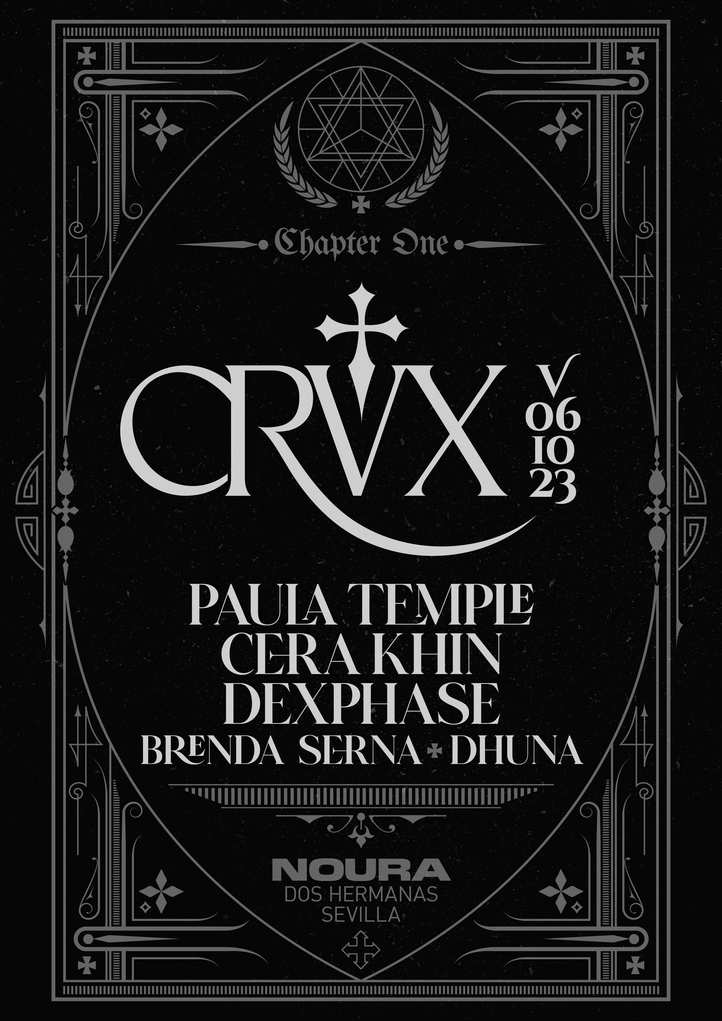 [CANCELLED[ CRVX: Chapter One w/ Paula Temple + Cera Khin + Dexphase ...