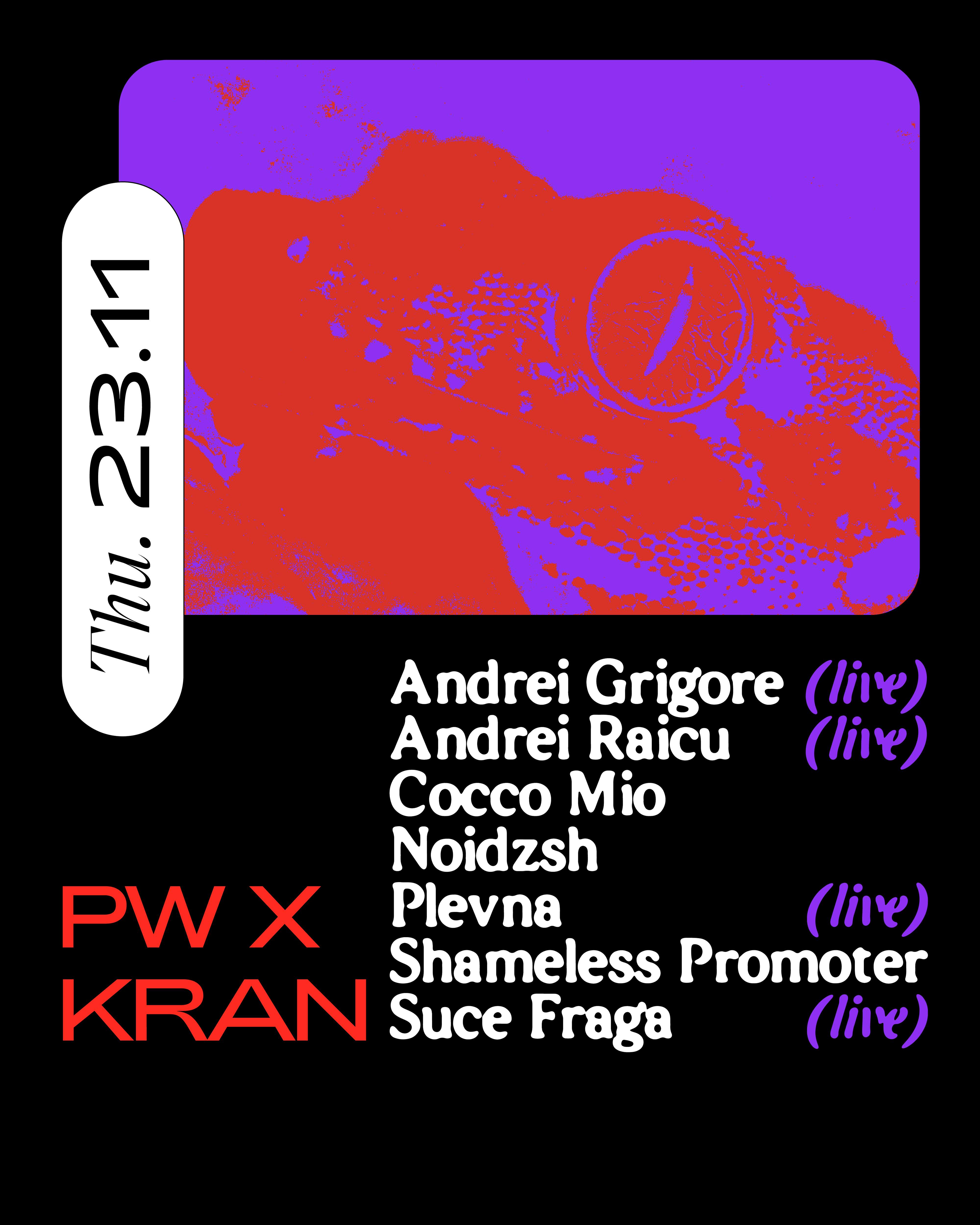 Platforma Wolff x KRAN • Andrei Grigore, Andrei Raicu, Cocco Mio ...