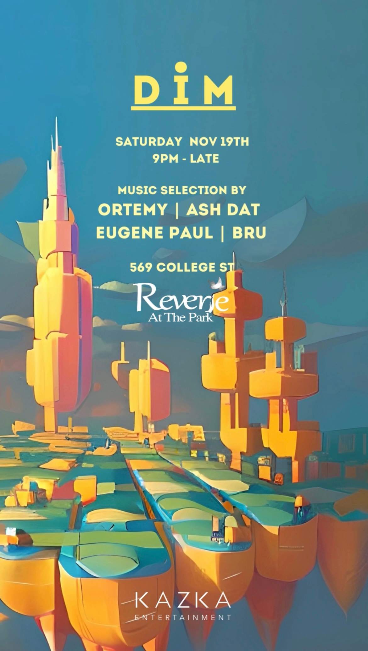 DiM at Reverie - all proceeds go towards supporting Ukraine at TBA ...