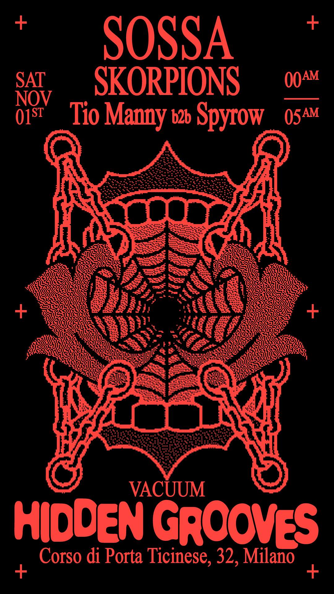 Hidden Grooves W/ Sossa & Skorpions at Vacuum, Milan