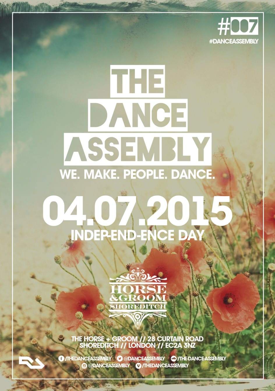 The Dance Assembly #007: The End / AKA Reunion with The Shapeshifters and Muzz Khan at The Horse ...