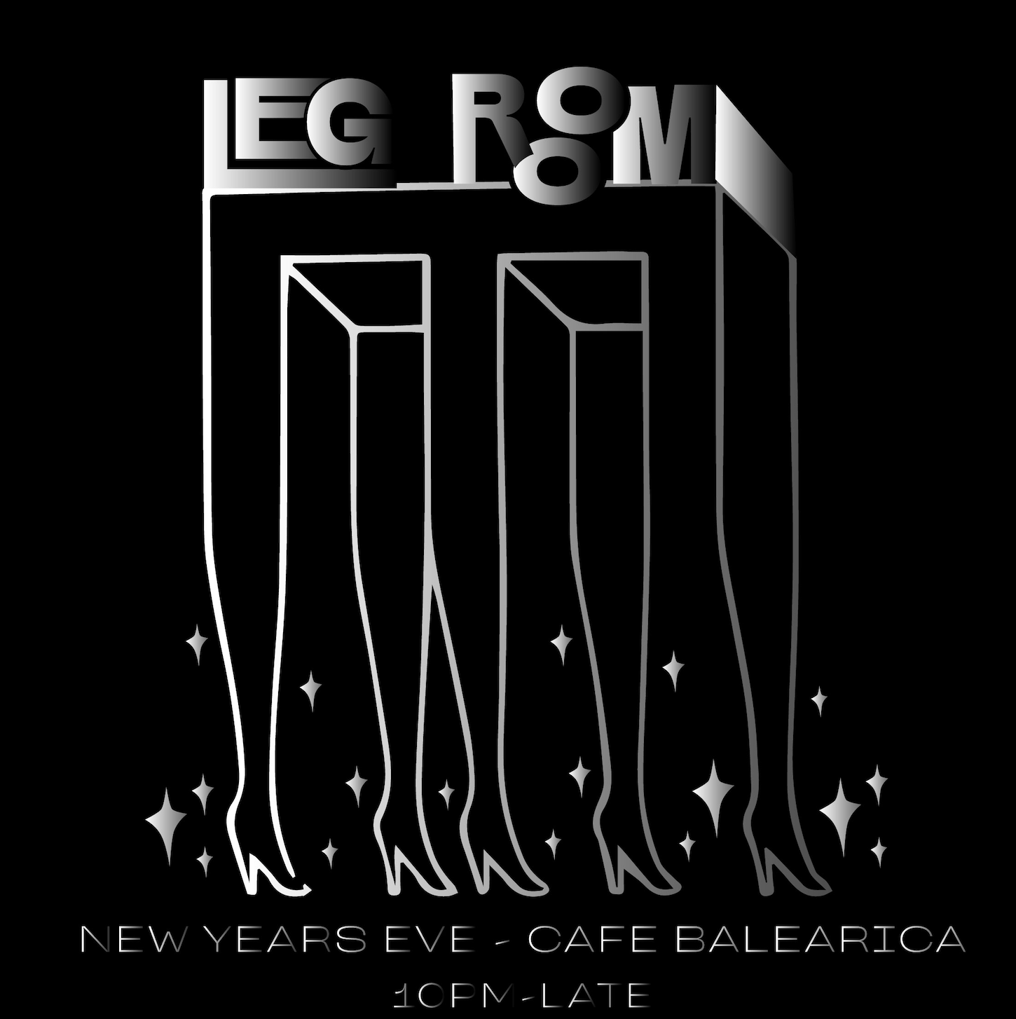 Leg Room all-night-long Downstairs: New Years Eve at Café Balearica ...