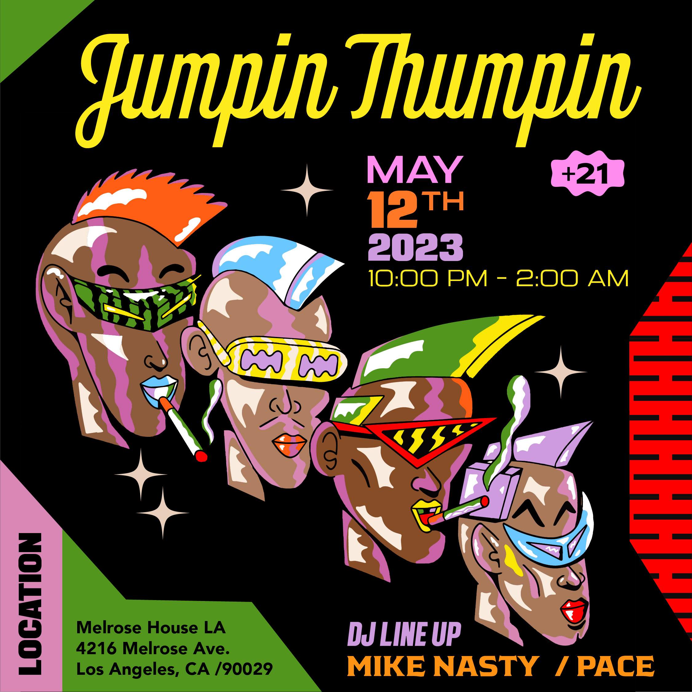 Jumpin Thumpin at The Melrose House, Los Angeles