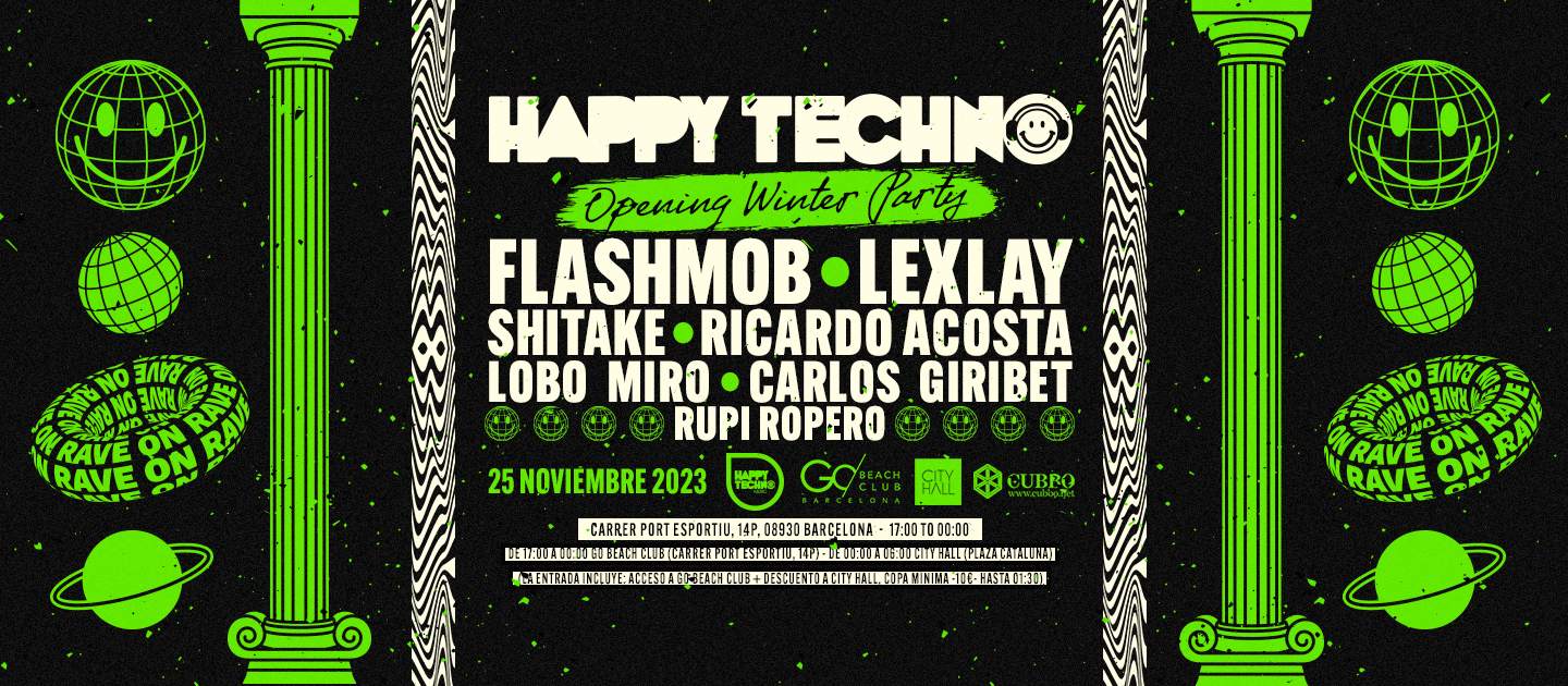 [FROM 17:00 Evening Party] Happy Techno 'OPENING WINTER SEASON' with ...