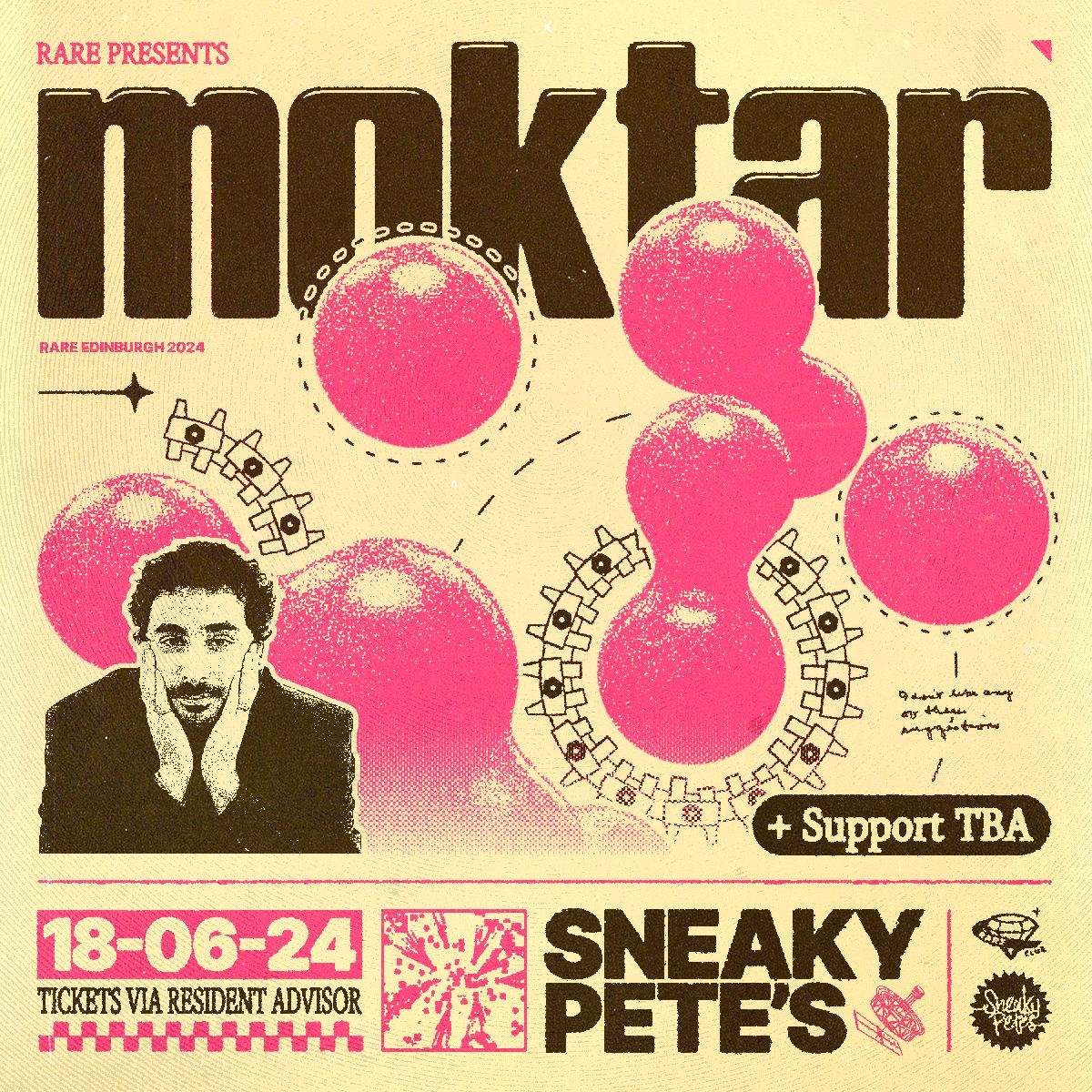 RARE Club // Moktar at Sneaky Pete's, Edinburgh