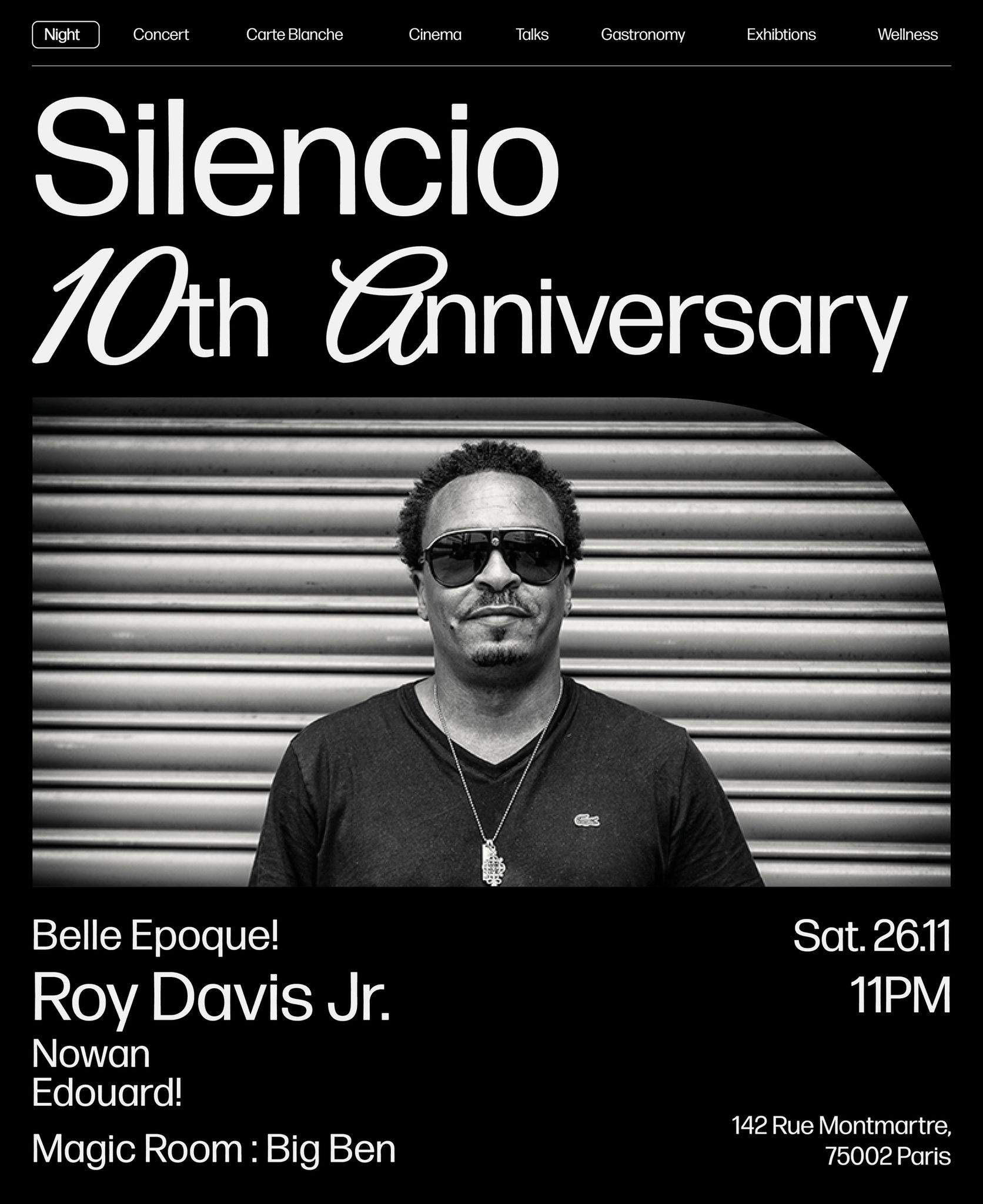 Silencio 10 Years: BELLE EPOQUE! with Roy Davis Jr, ÉDOUARD!, NOWAN ...
