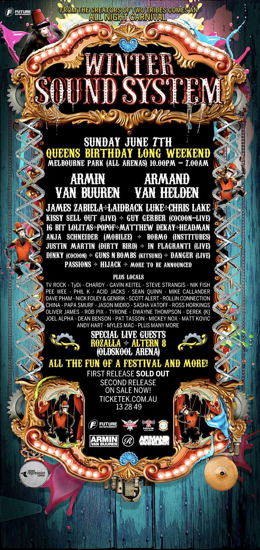 Winter Sound System en Melbourne Park, Melbourne