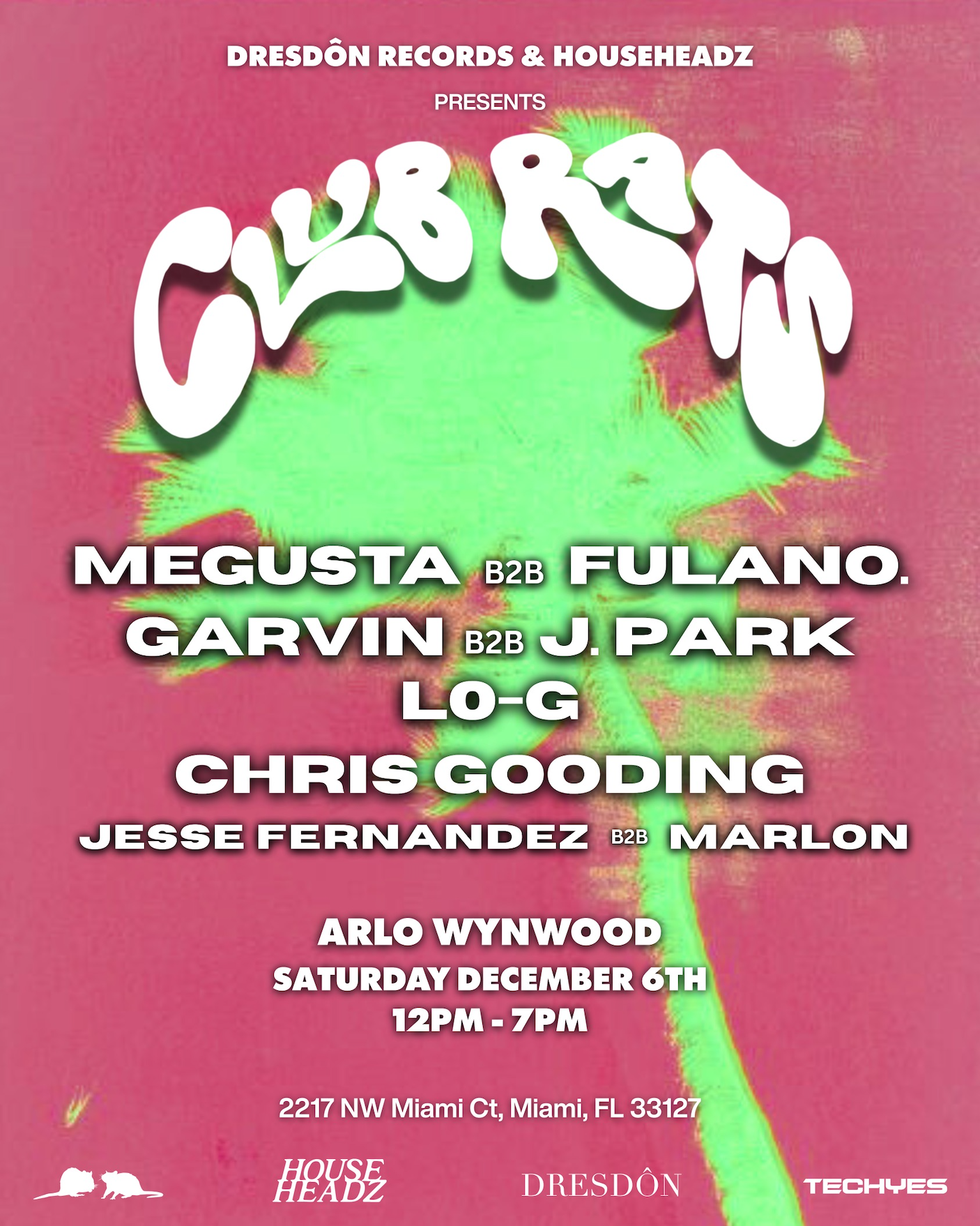 Club Rats Takeover at Arlo Wynwood, Miami
