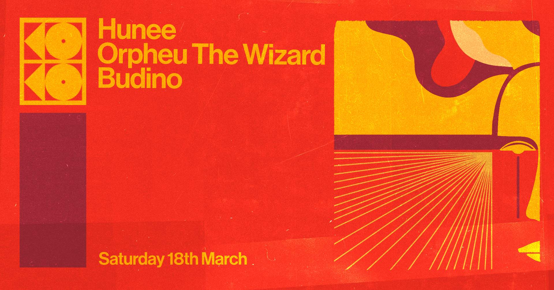 Hunee, Orpheu The Wizard, Budino at KOKO, London