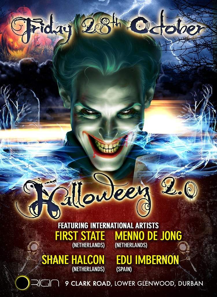 Halloween 2.0 feat Menno De Jong, First State & Shane Halcon en Origin ...