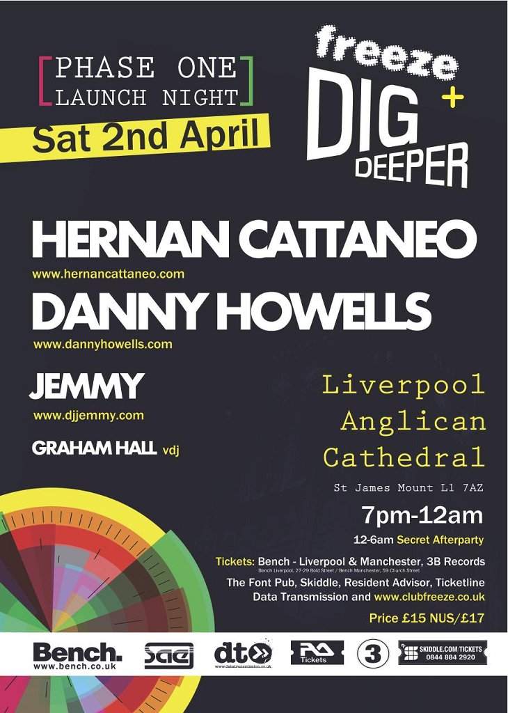 Freeze & Dig Deeper: Phase One Album Launch en Liverpool Anglican ...