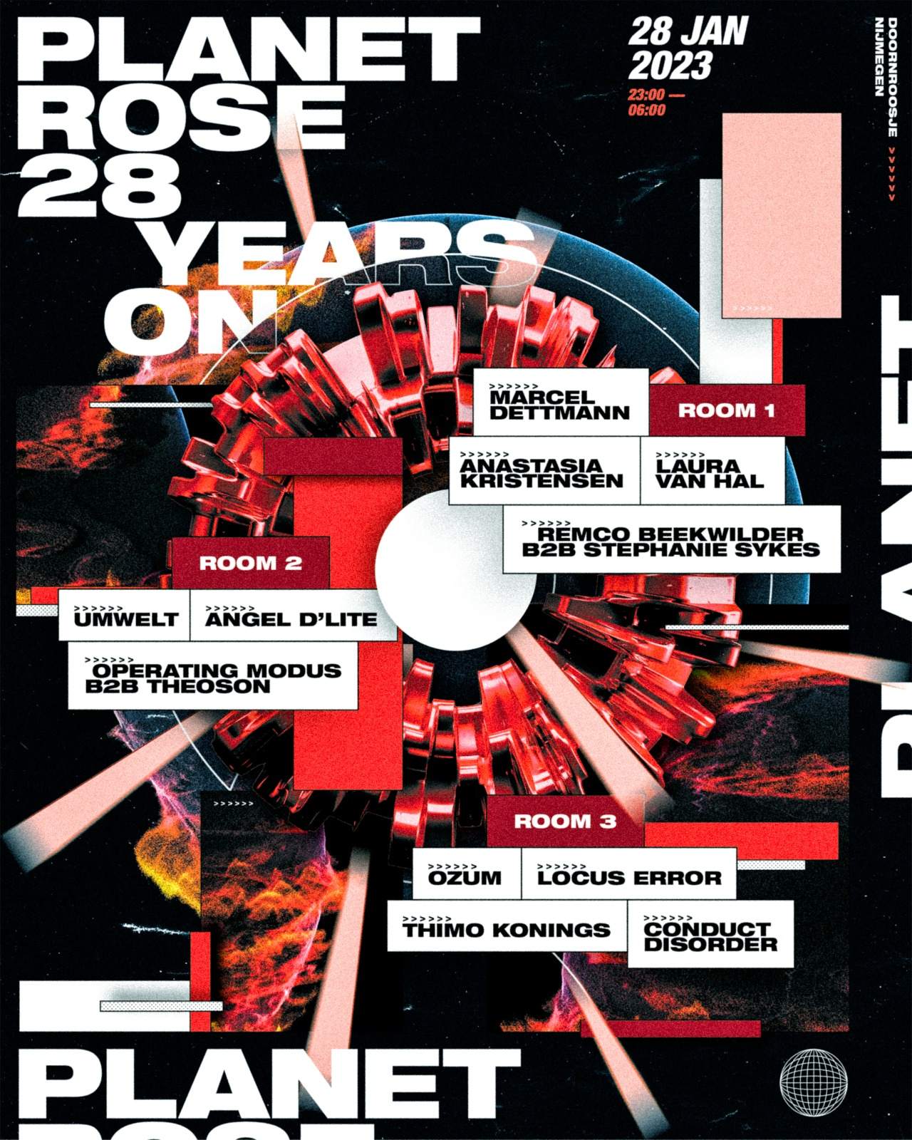 Planet Rose - 28 Years On en Doornroosje, Nijmegen