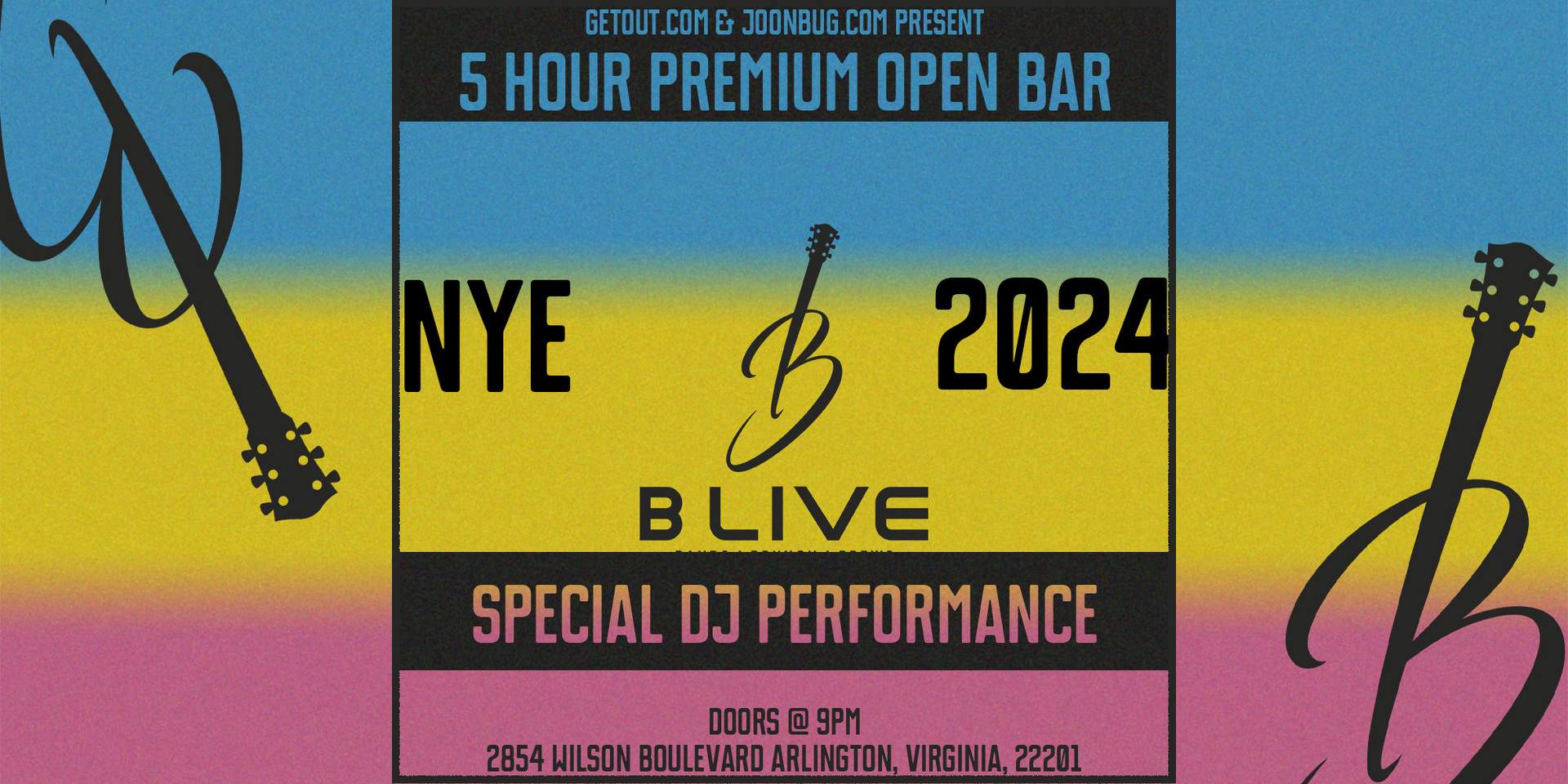 B Live NYE Party 2024 at B Live, Virginia