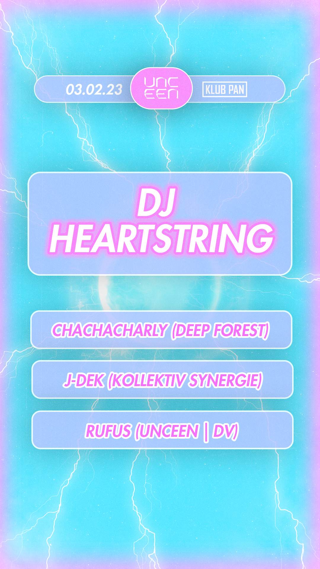unceen with DJ Heartstring at Klub PAN, Hannover