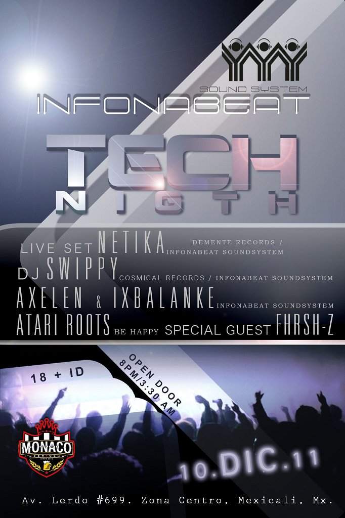 Tech Night .05 em Bar Monaco, Baja California
