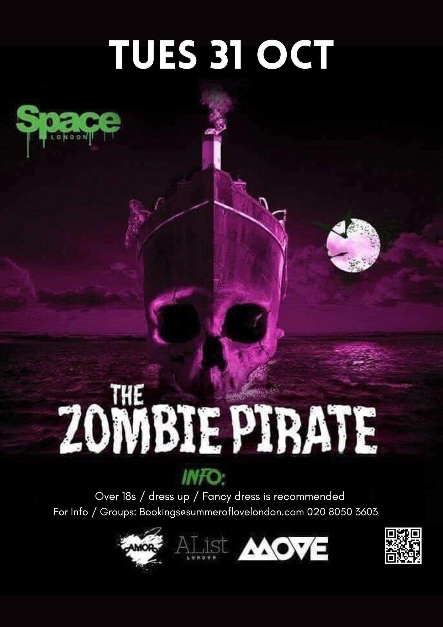 Zombie Pirate Ship - The Ultimate Halloween Boat party on the night ...