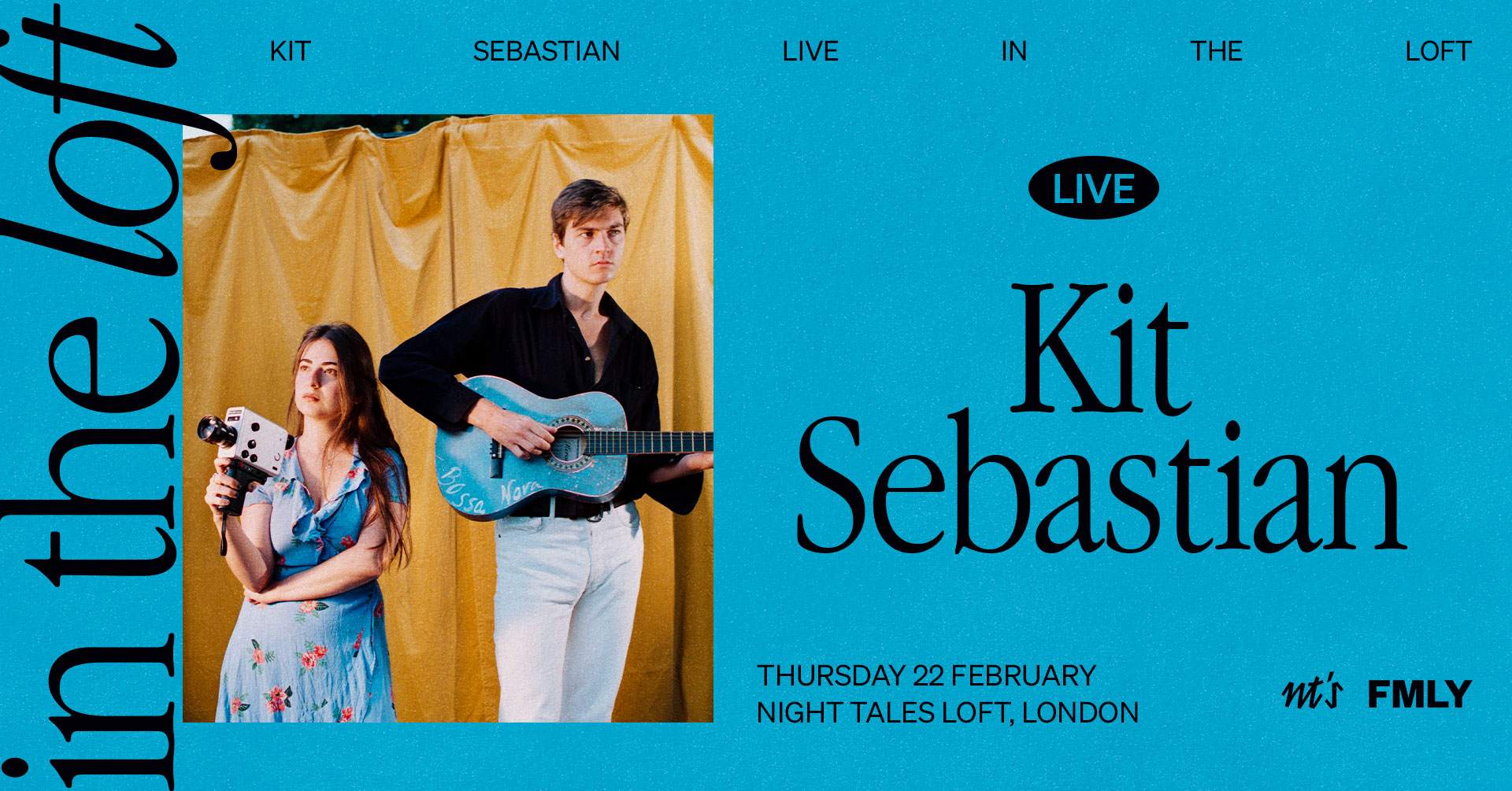 in the loft: Kit Sebastian (Live) at Night Tales Loft, London