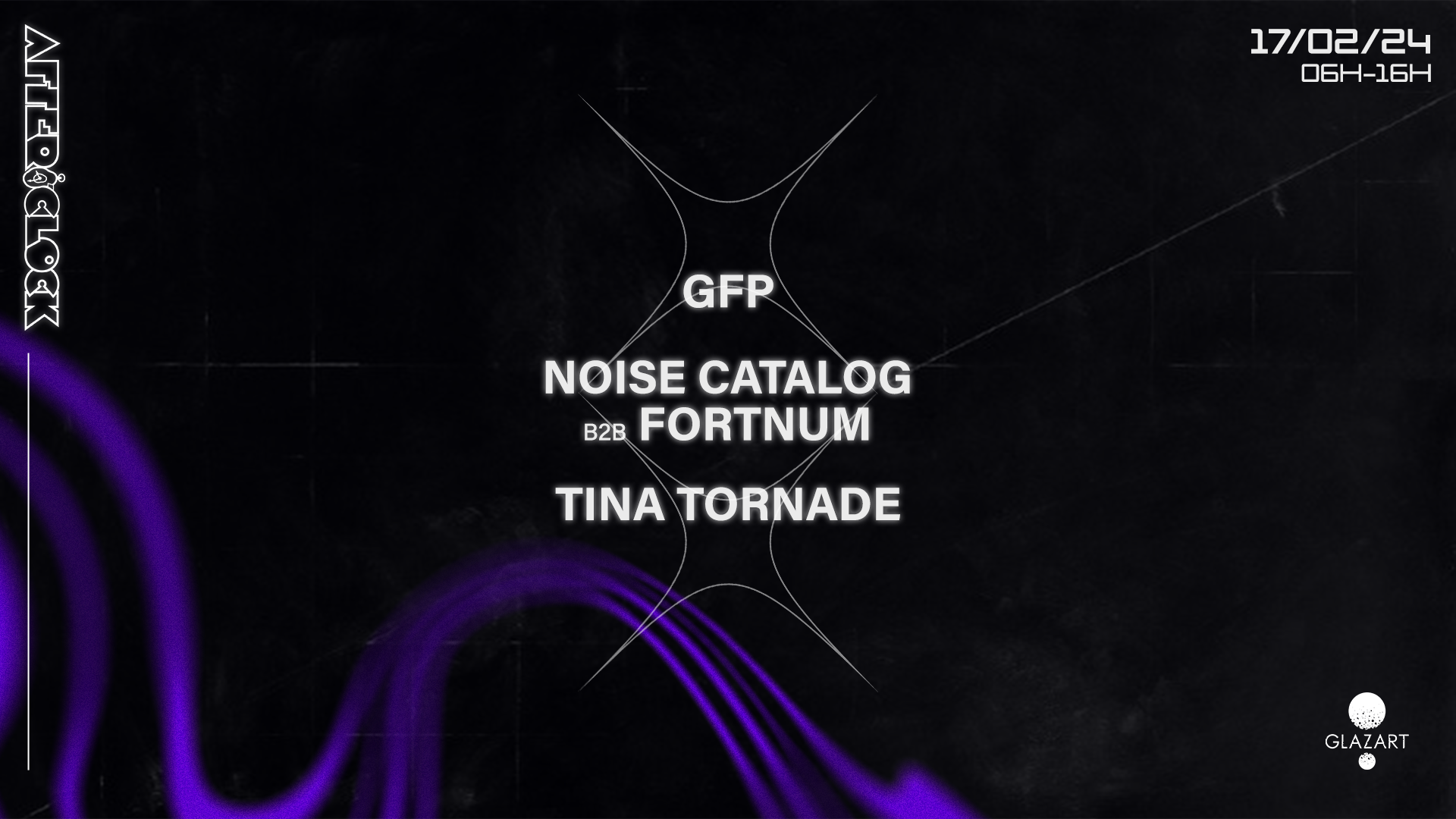 After O'Clock :Tina Tornade, GFP & Noise Catalog B2B Fortnum at Glazart, Paris