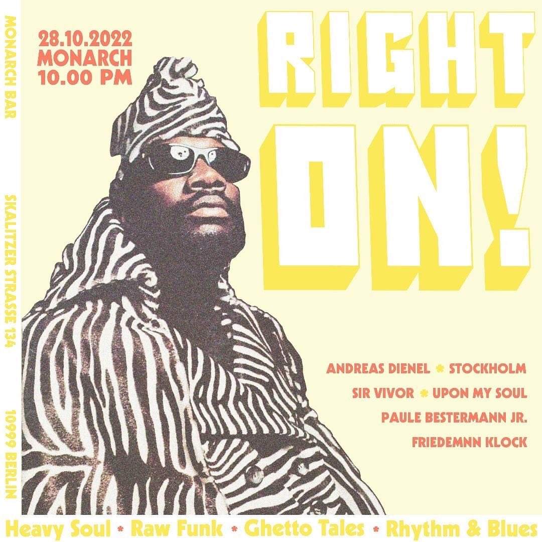 RIGHT ON! Soul Brothers and Sisters a Monarch, Berlino
