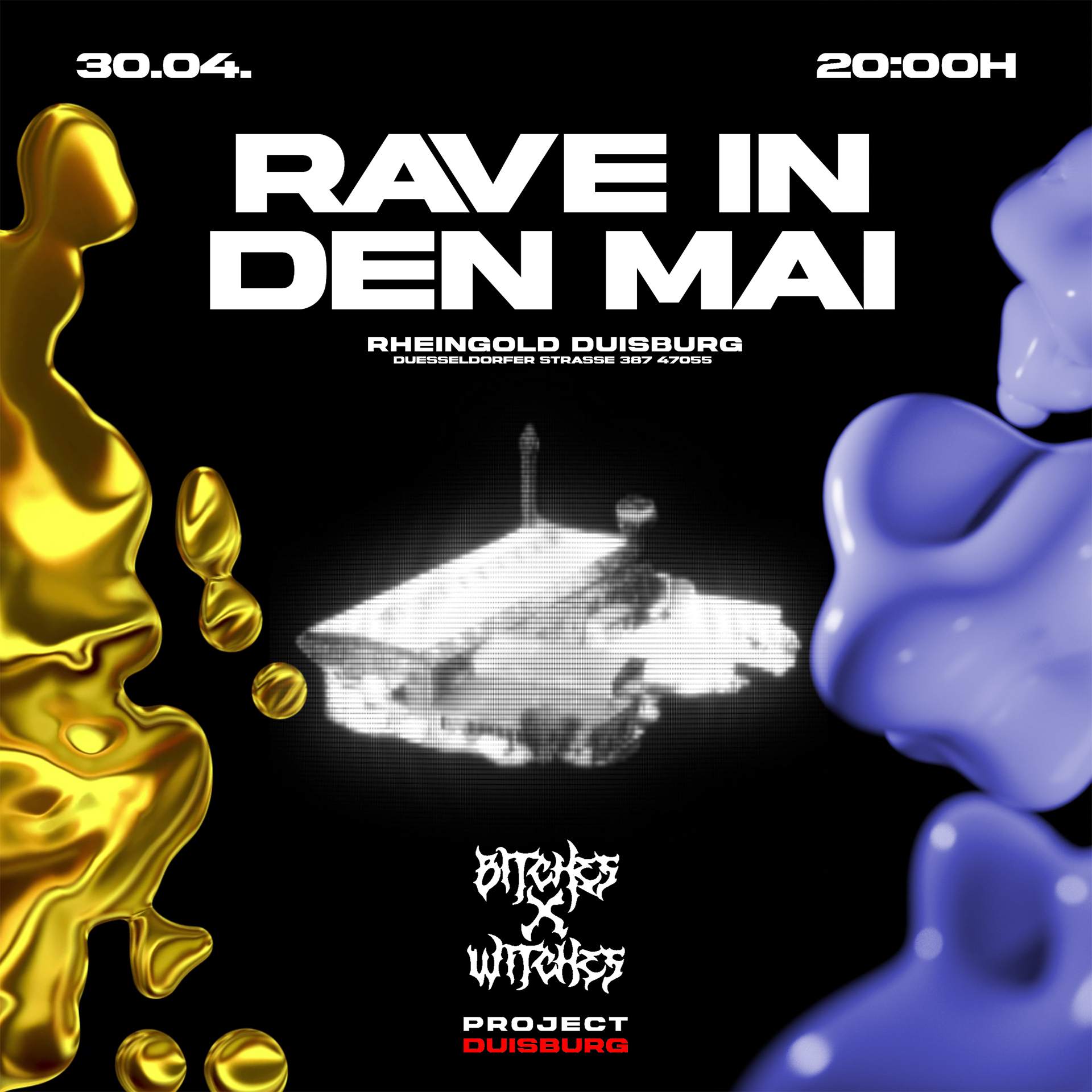 Rave in den Mai // Bitches X Witches x Project Duisburg at TBA ...