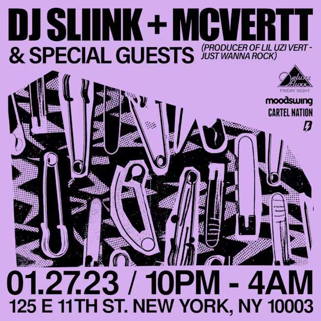 DJ Sliink + MCVERTT w/ Special Guests at Deluxx Fluxx NYC, New York City