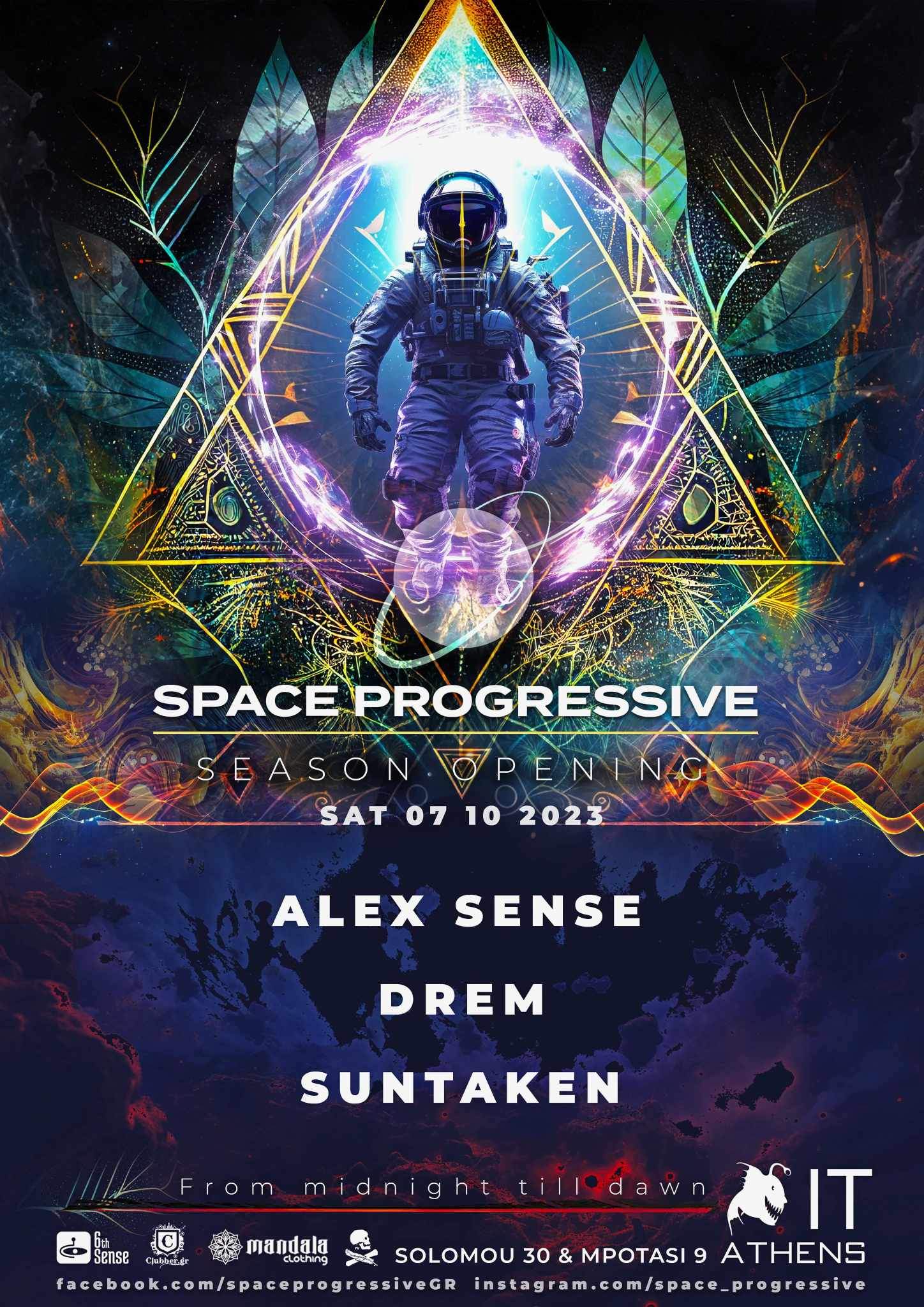 Space Progressive Season Opening at IT Athens, Athens