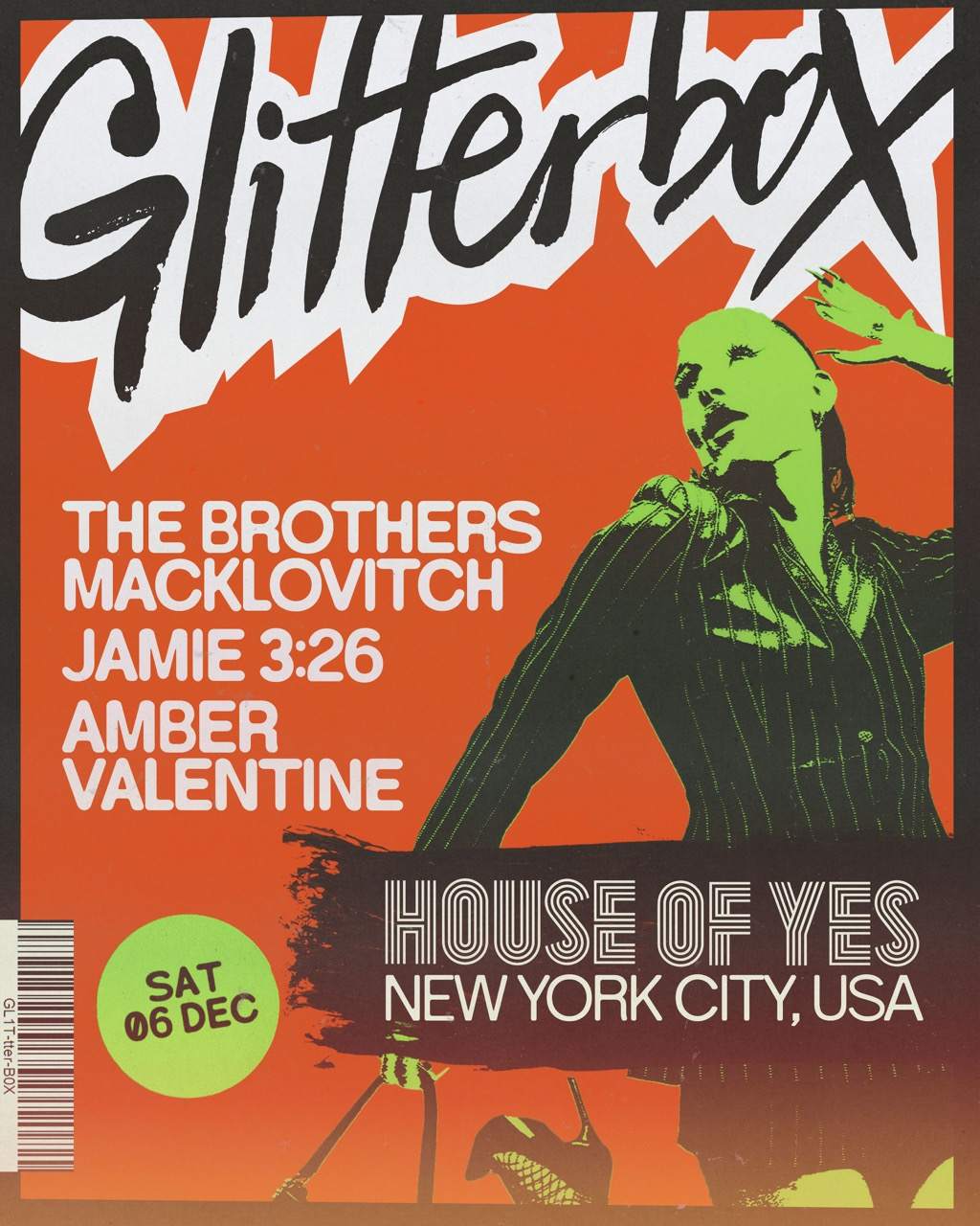 GLITTERBOX: The Brothers Macklovitch • Jamie 3:26 • Amber Valentine ...