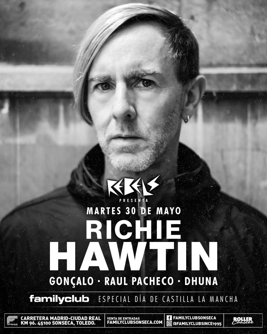 Richie Hawtin en Family Club x Rebels at Family Club, Madrid