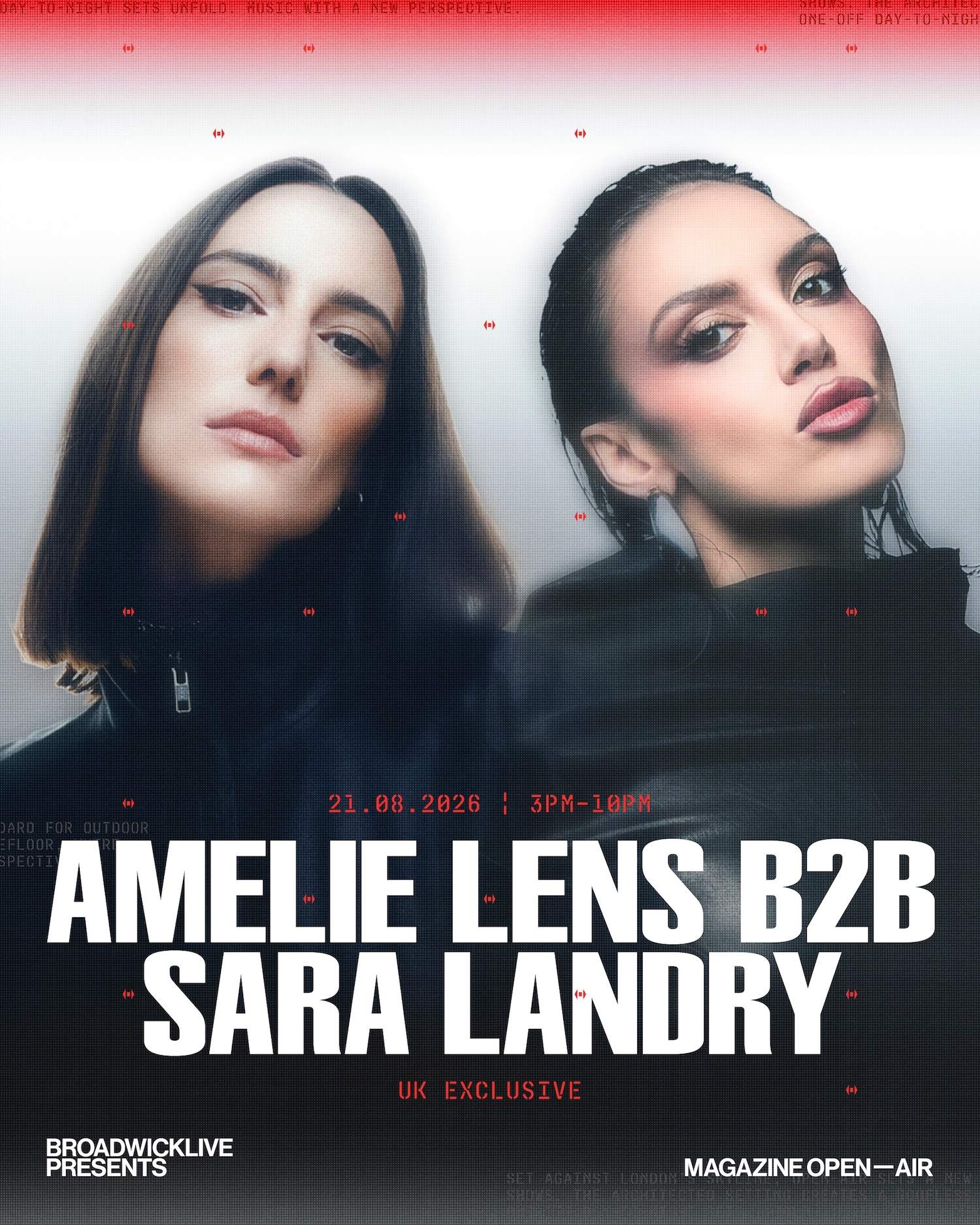 Amelie Lens b2b Sara Landry à Magazine Open–Air, London · Billets
