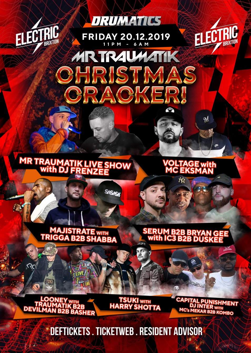 Mr Traumatik Christmas Cracker bei Electric Brixton, London