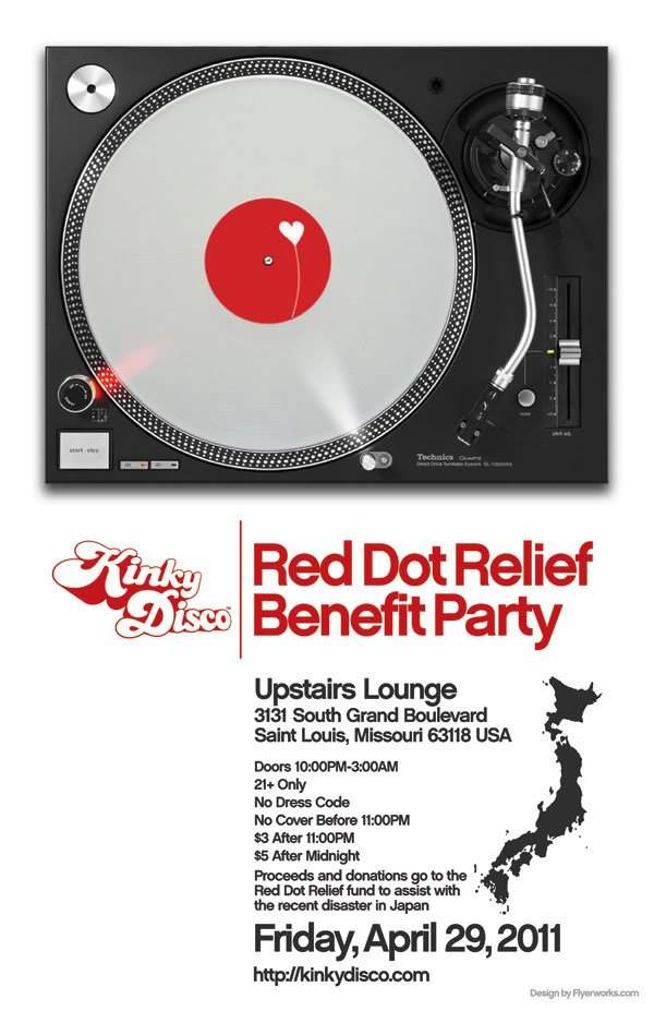 Kinky Disco - Red Dot Relief Benefit Party bei Upstairs Lounge, Missouri
