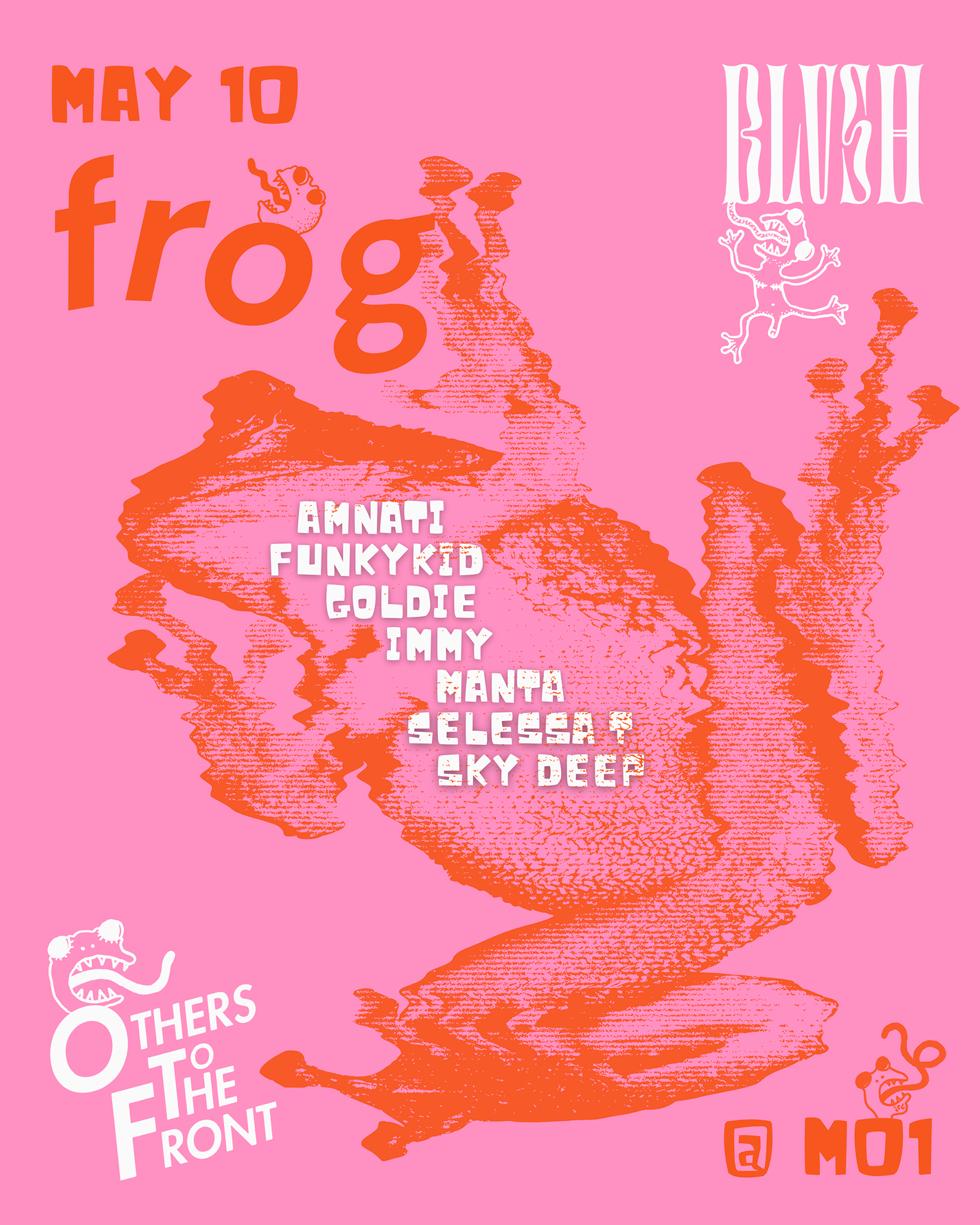frog x BLVSH x Others to the Front at M01, Berlin