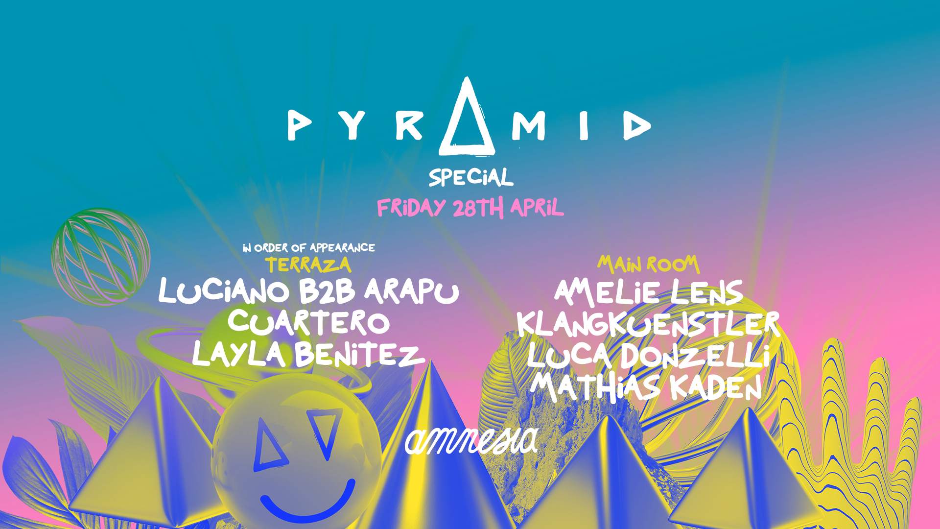 Pyramid Special at Amnesia Ibiza, Ibiza