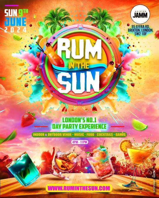 Rum In The Sun - London's Biggest Summer Day Party at Brixton Jamm, London