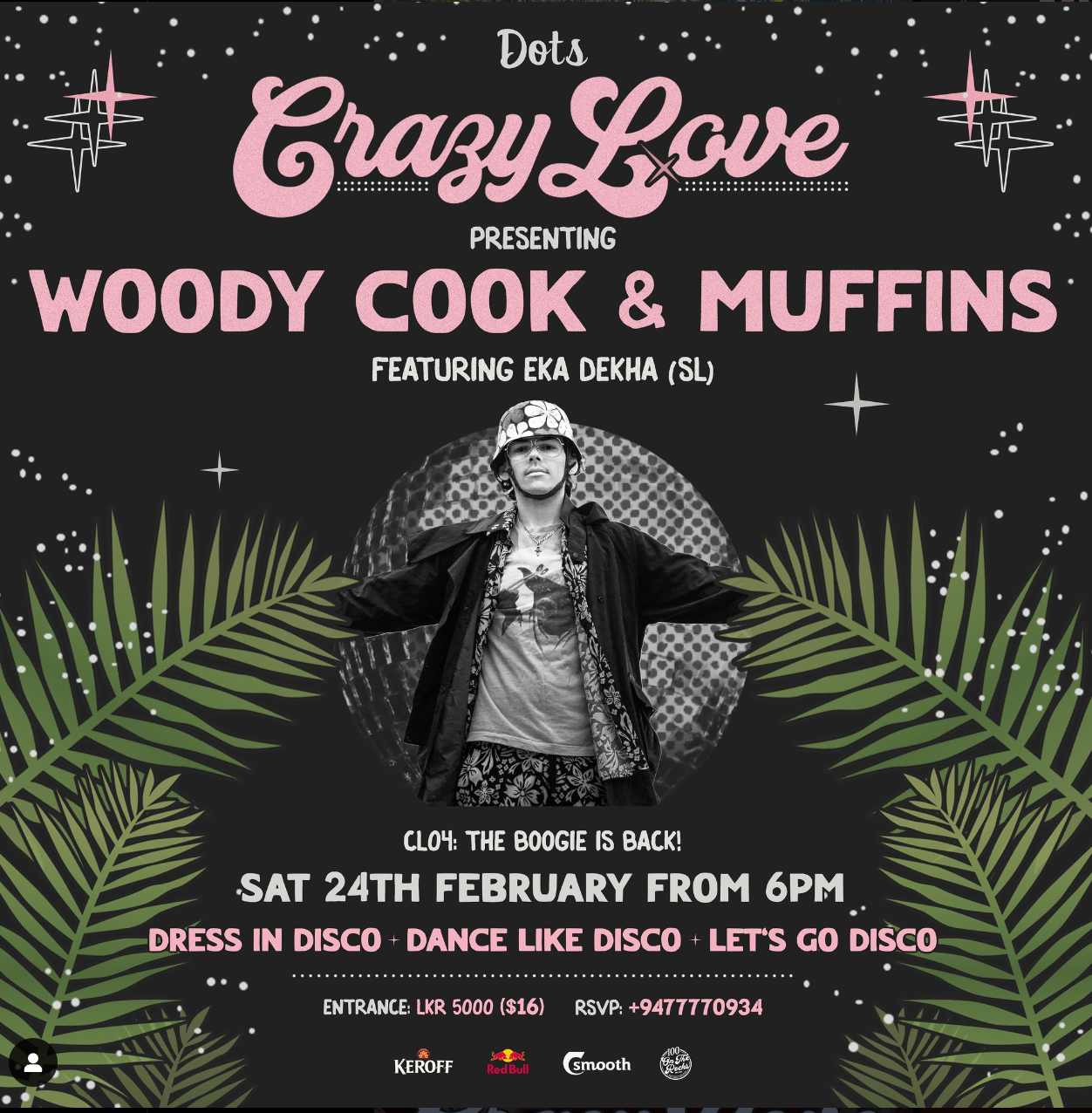 Crazy Love feat Woody Cook & Muffins at Dots Bay House, Sri Lanka