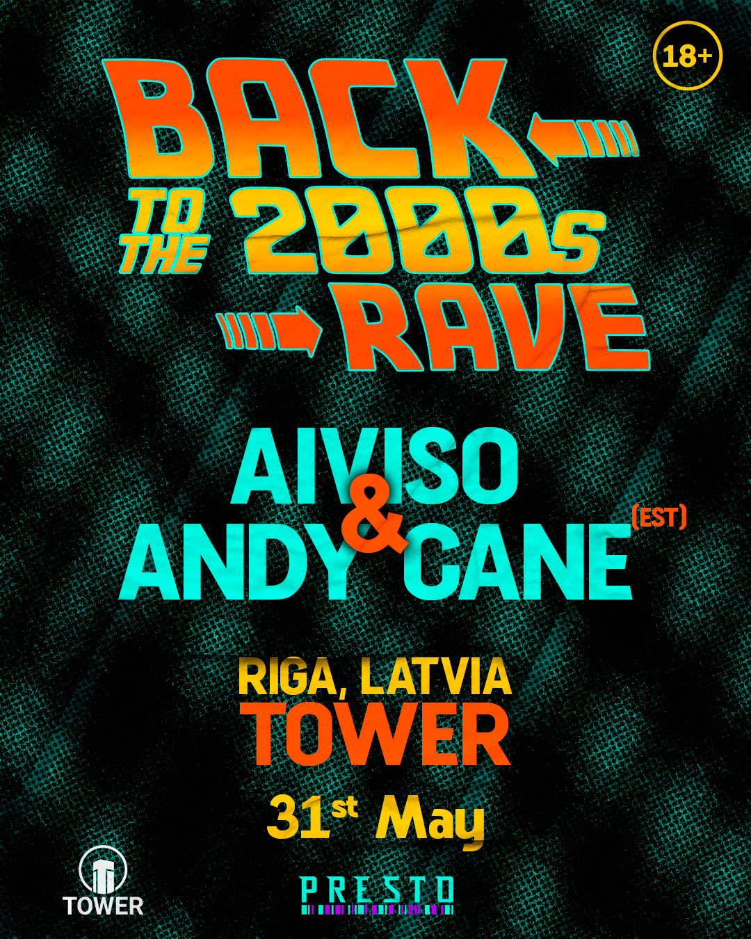 BACK TO THE 2000's RAVE at Tower Nightclub & Concert Hall, Riga · Tickets