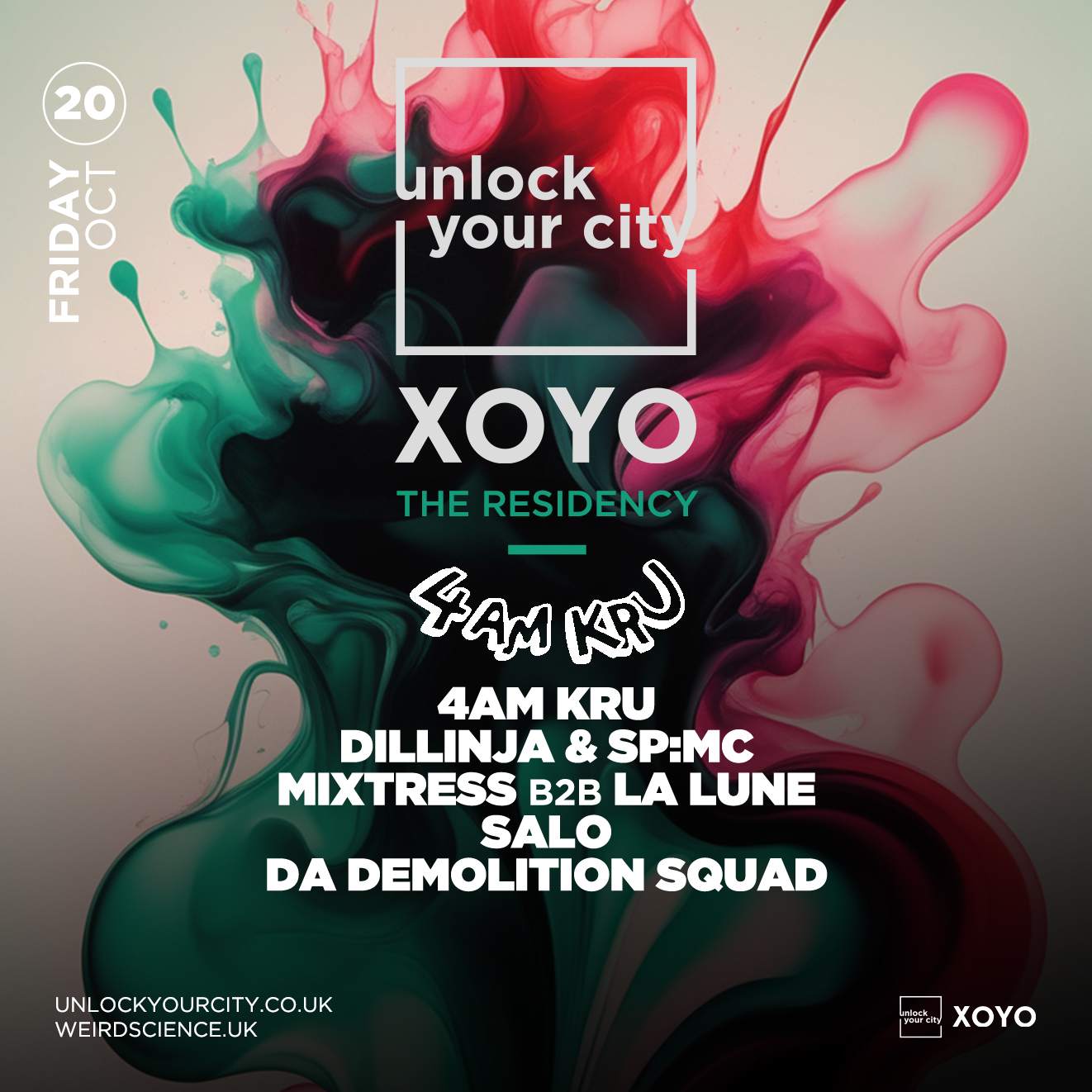 Unlock Your City: The Residency (Week 4) w/ 4am Kru (Drum & Bass ...