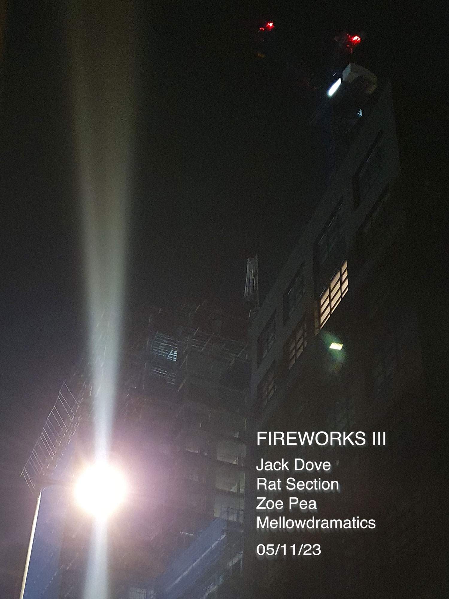 FIREWORKS III at Ormside Projects, London