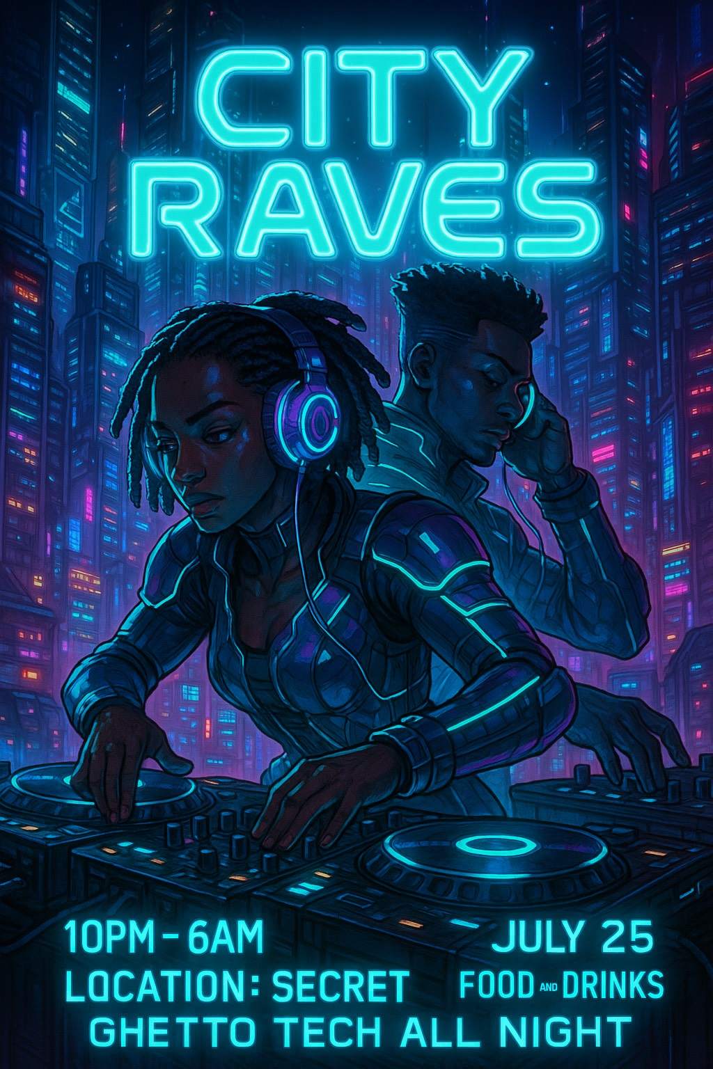 City Raves at Per Ankh Detroit Entheogenic Church, Detroit