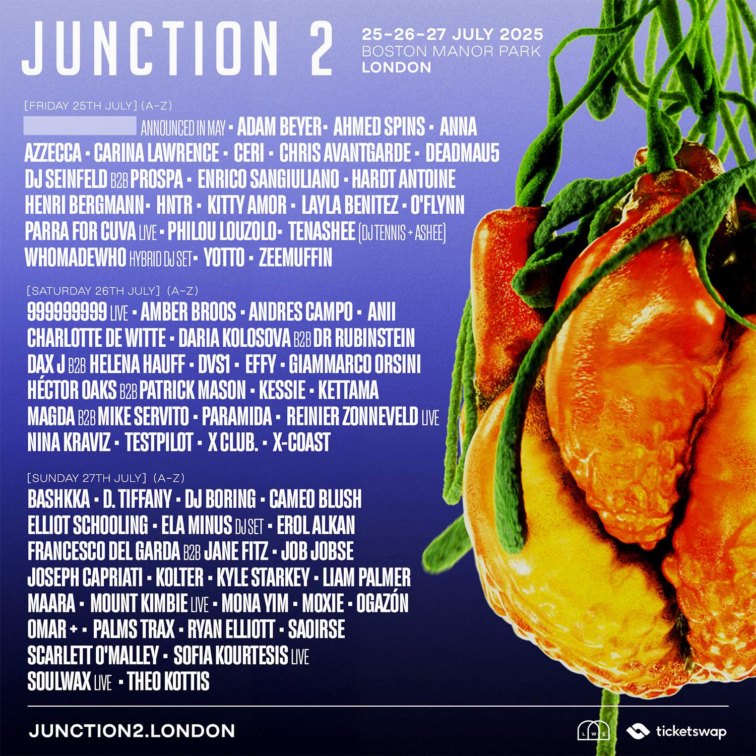 Junction 2 at Boston Manor Park, London · Tickets