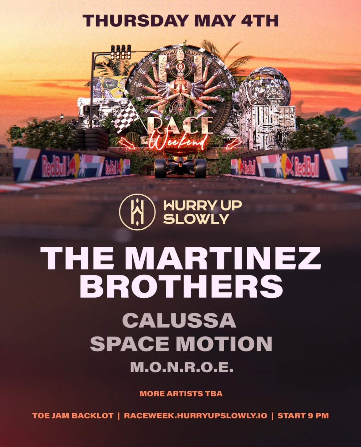 The Martinez Brothers for Miami Race Week 2023 at Toejam Backlot, Miami