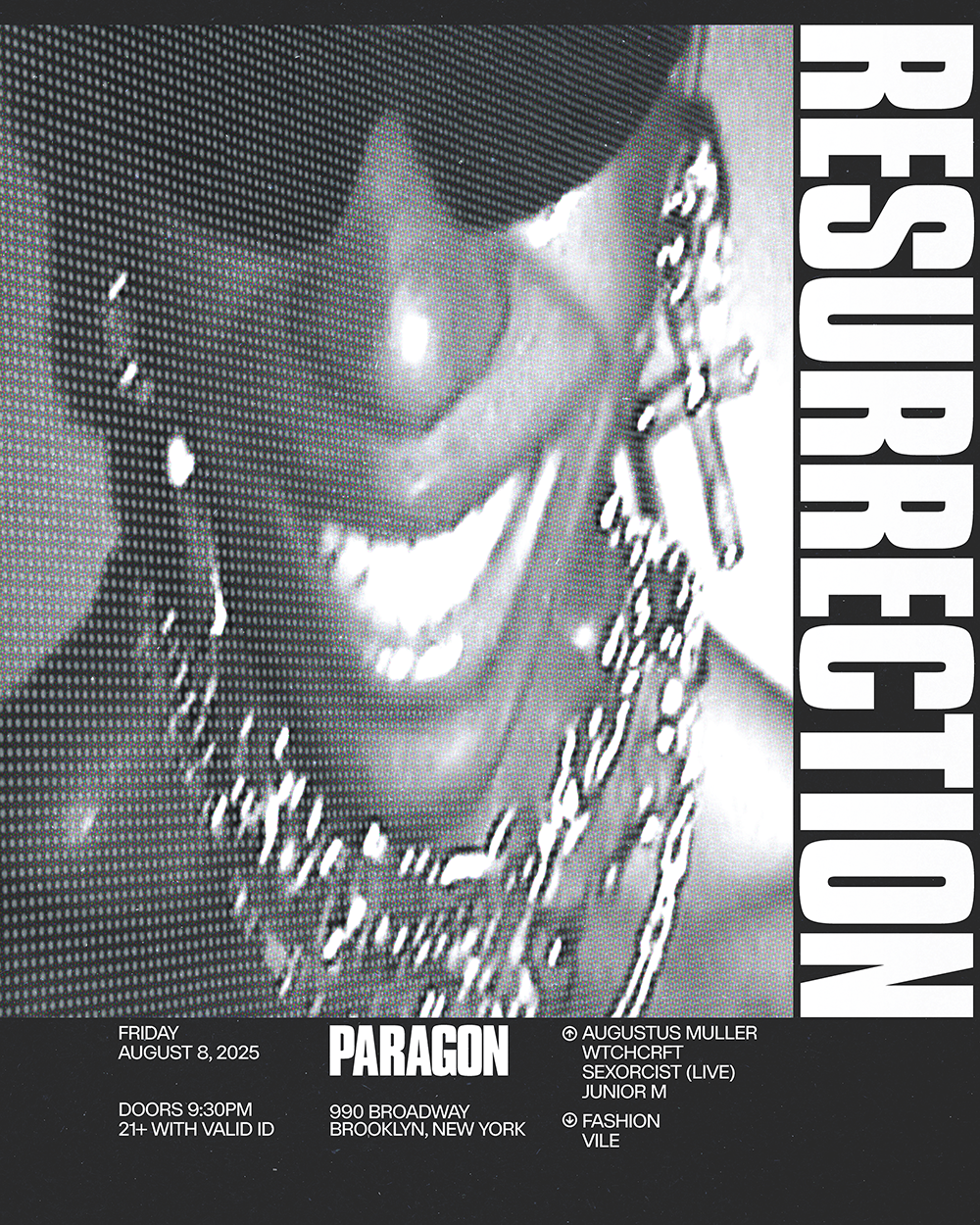 RESURRECTION: Augustus Muller (Boy Harsher DJ Set), WTCHCRFT, Sexorcist ...