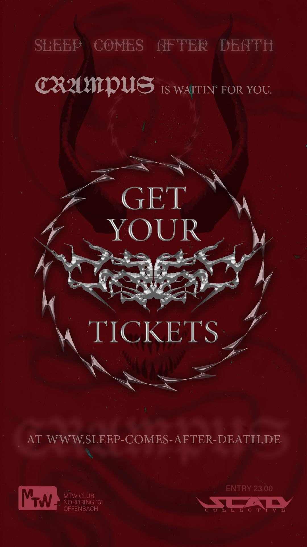 Sleep Comes After Death en MTW, Fráncfort