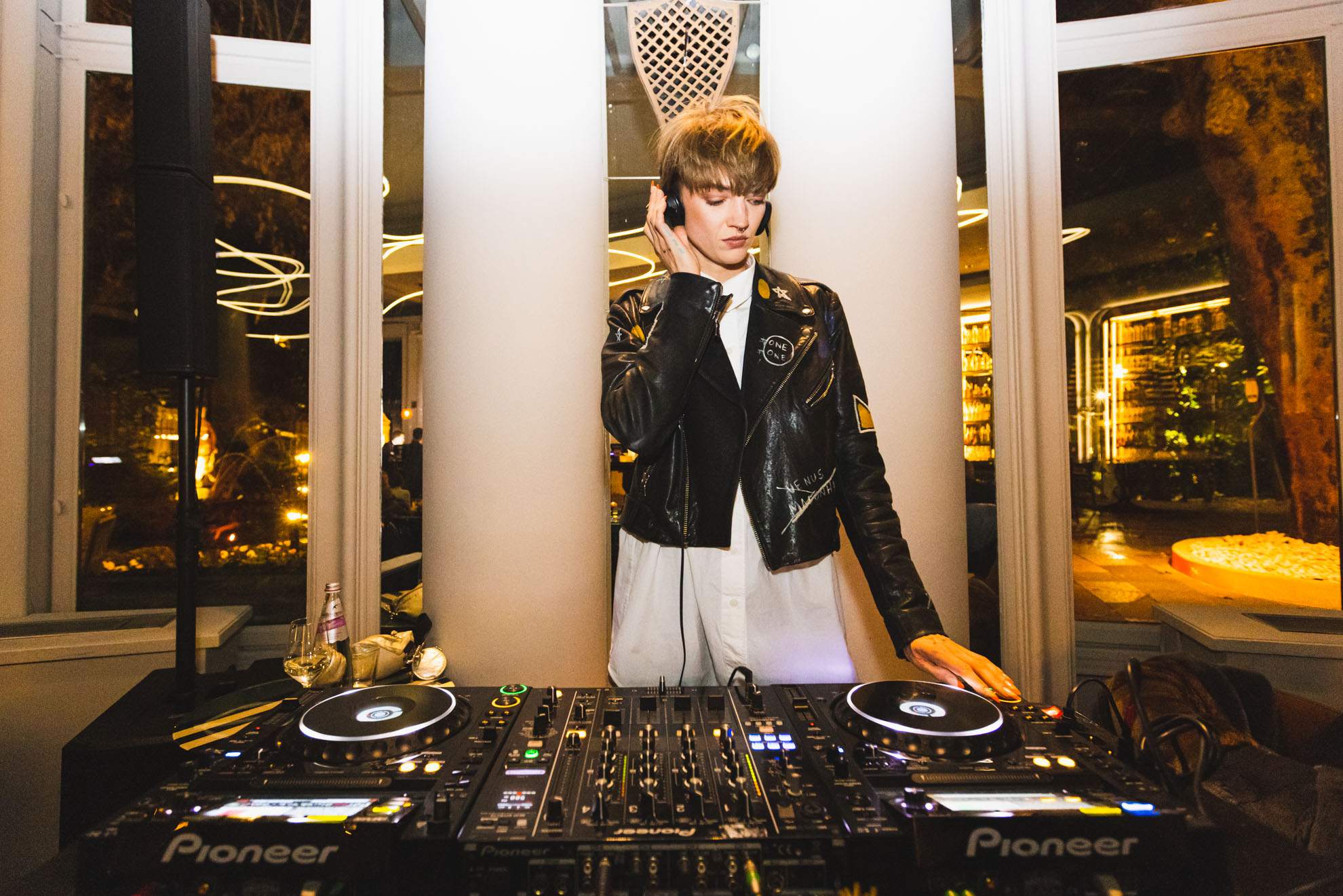 Resident DJ Rie Kiriiaka at Hotel Diana Majestic, Milan