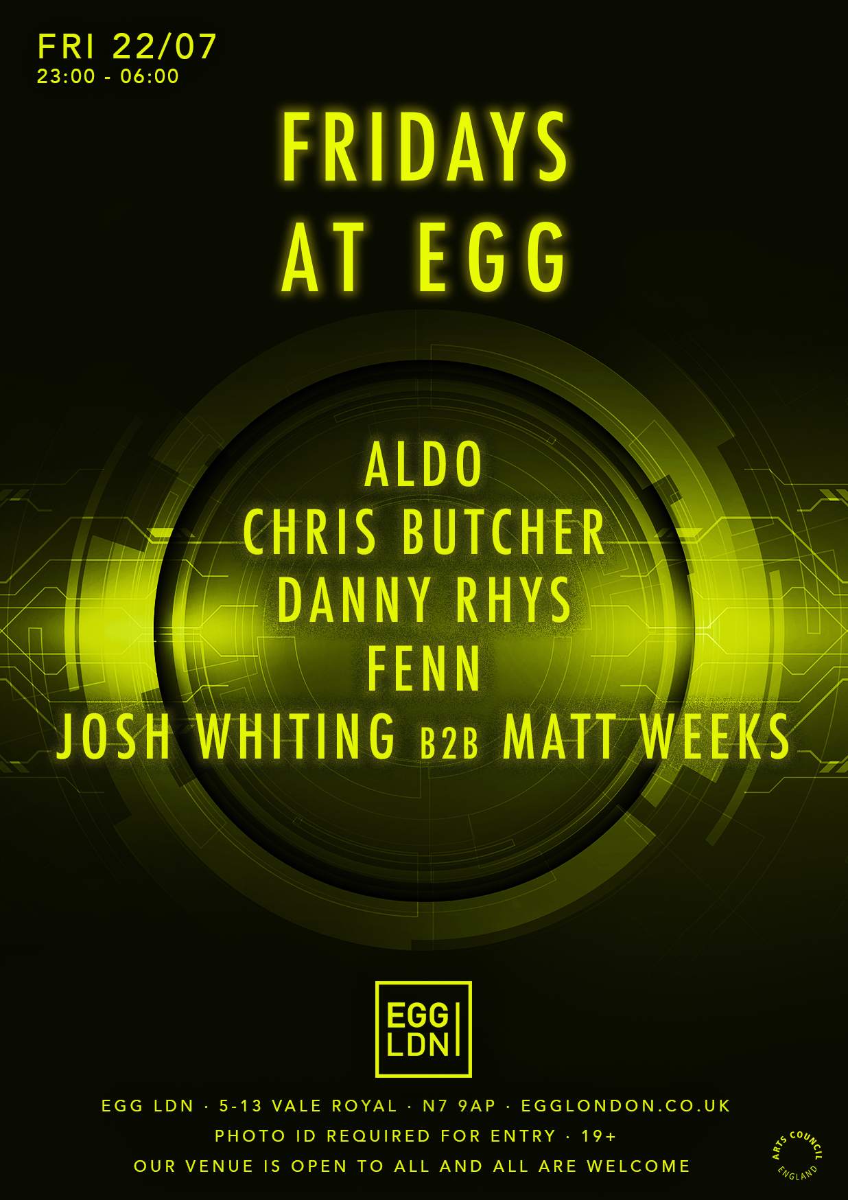 Fridays at Egg: Old Skool & House Showcase W/ Aldo, Chris Butcher ...