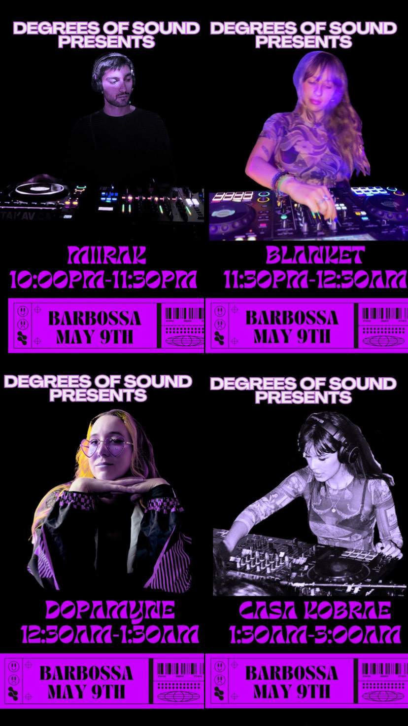 TECHNO THURSDAY BY DEGREES OF SOUND at Barbossa, Montreal