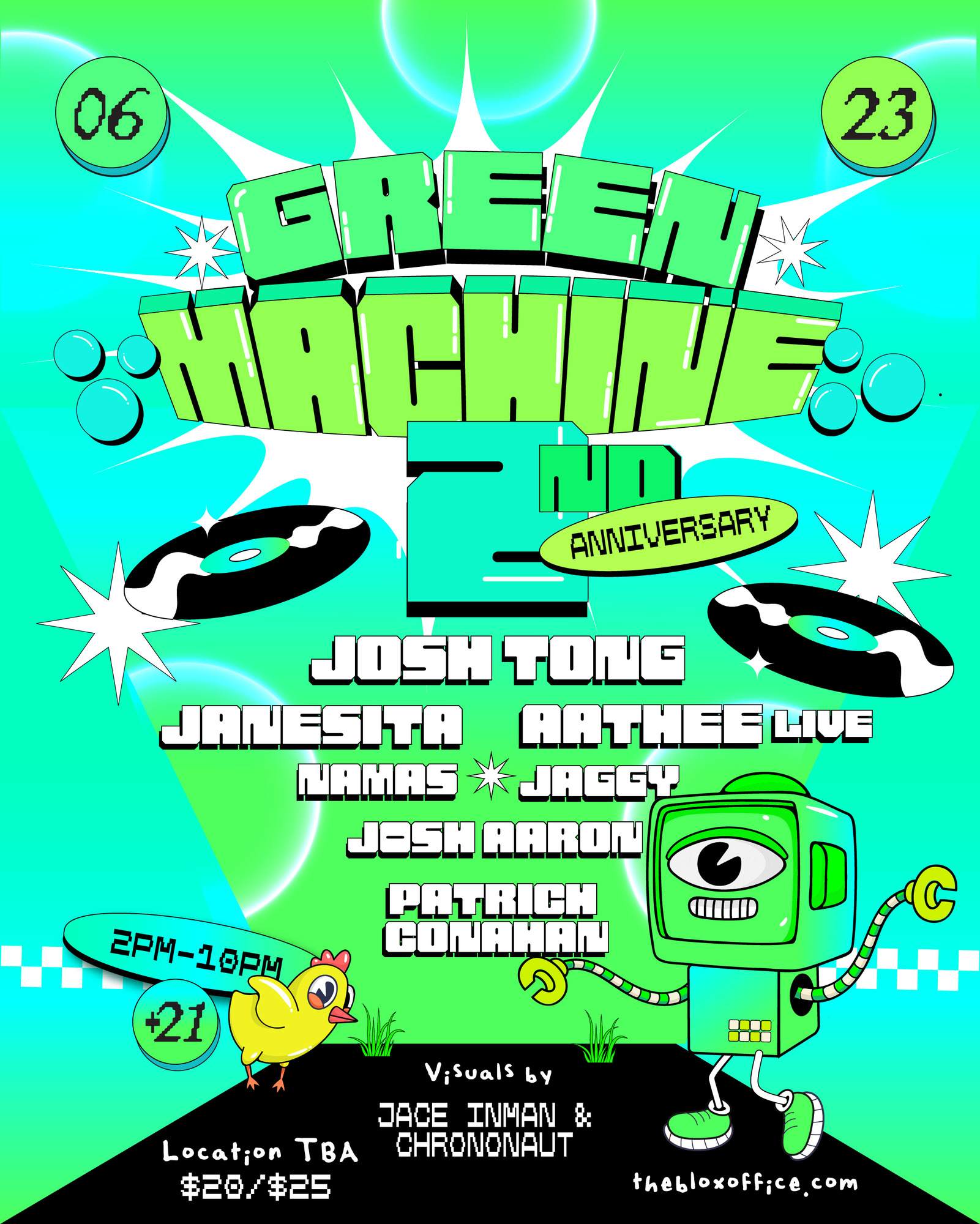 Green Machine 2 Year Anniversary with Josh Tong / Janesita / Aathee ...