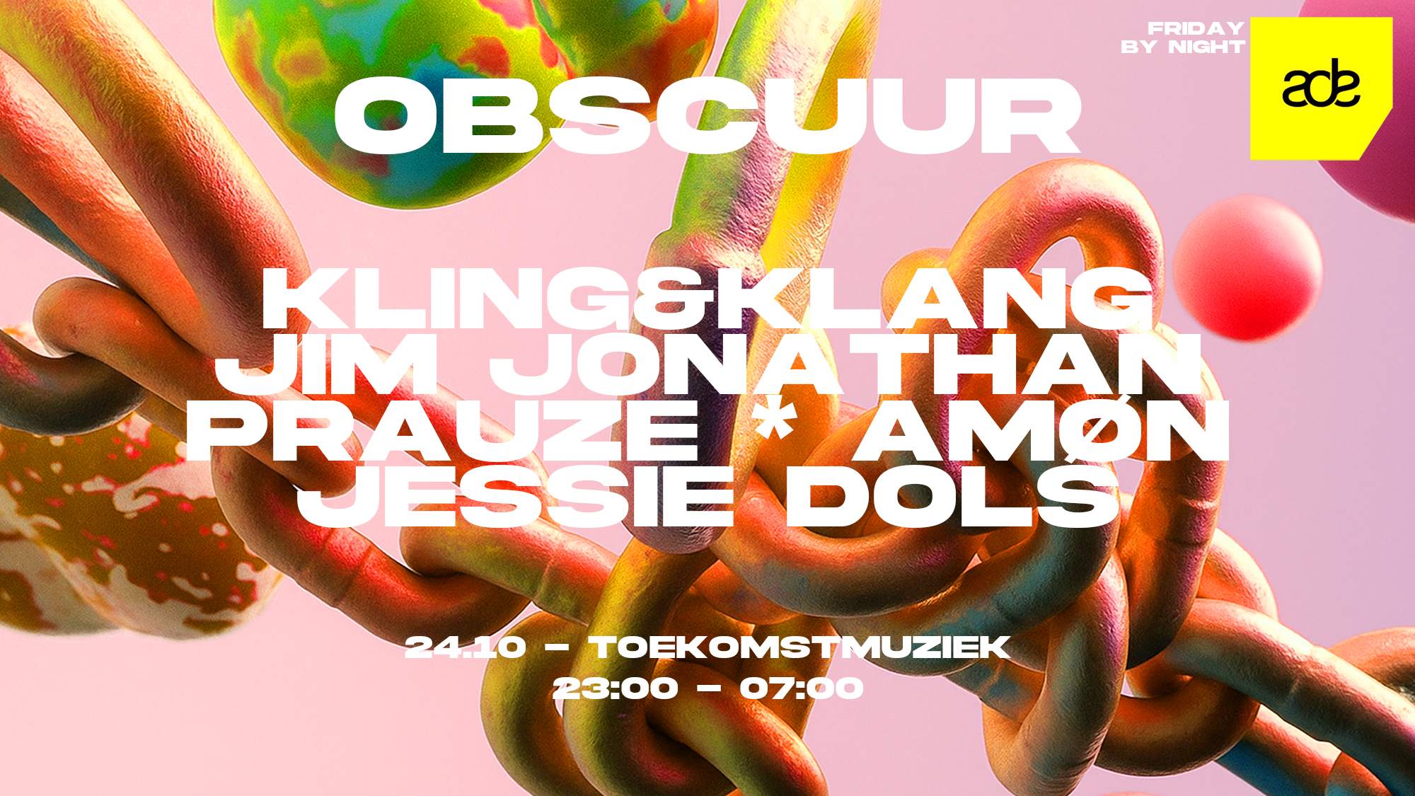 OBSCUUR w/ KLING&KLANG, Jim Jonathan, Prauze & More at Toekomstmuziek, Amsterdam