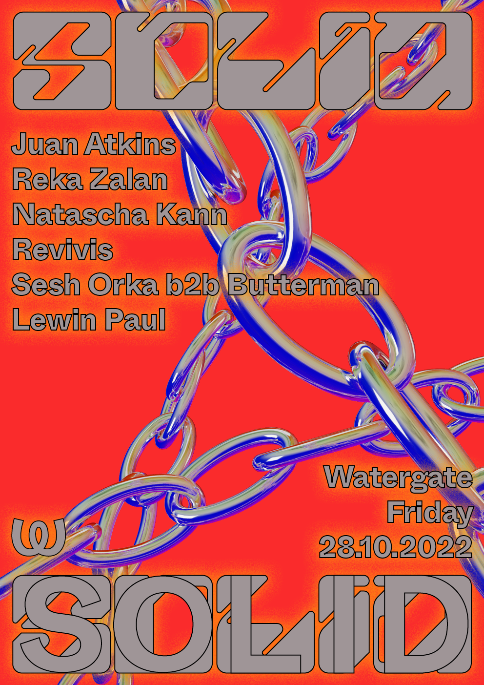 SOLID: Juan Atkins, Reka Zalan, Natascha Kann, Revivis, Sesh Orka b2b ...